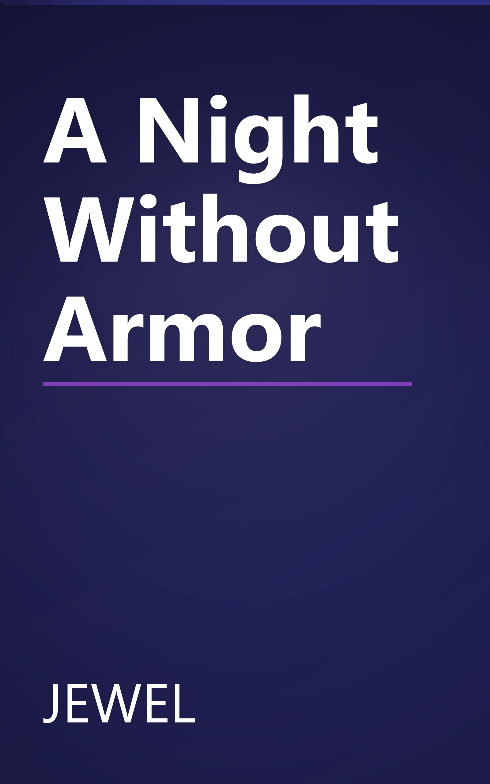 A Night Without Armor book cover