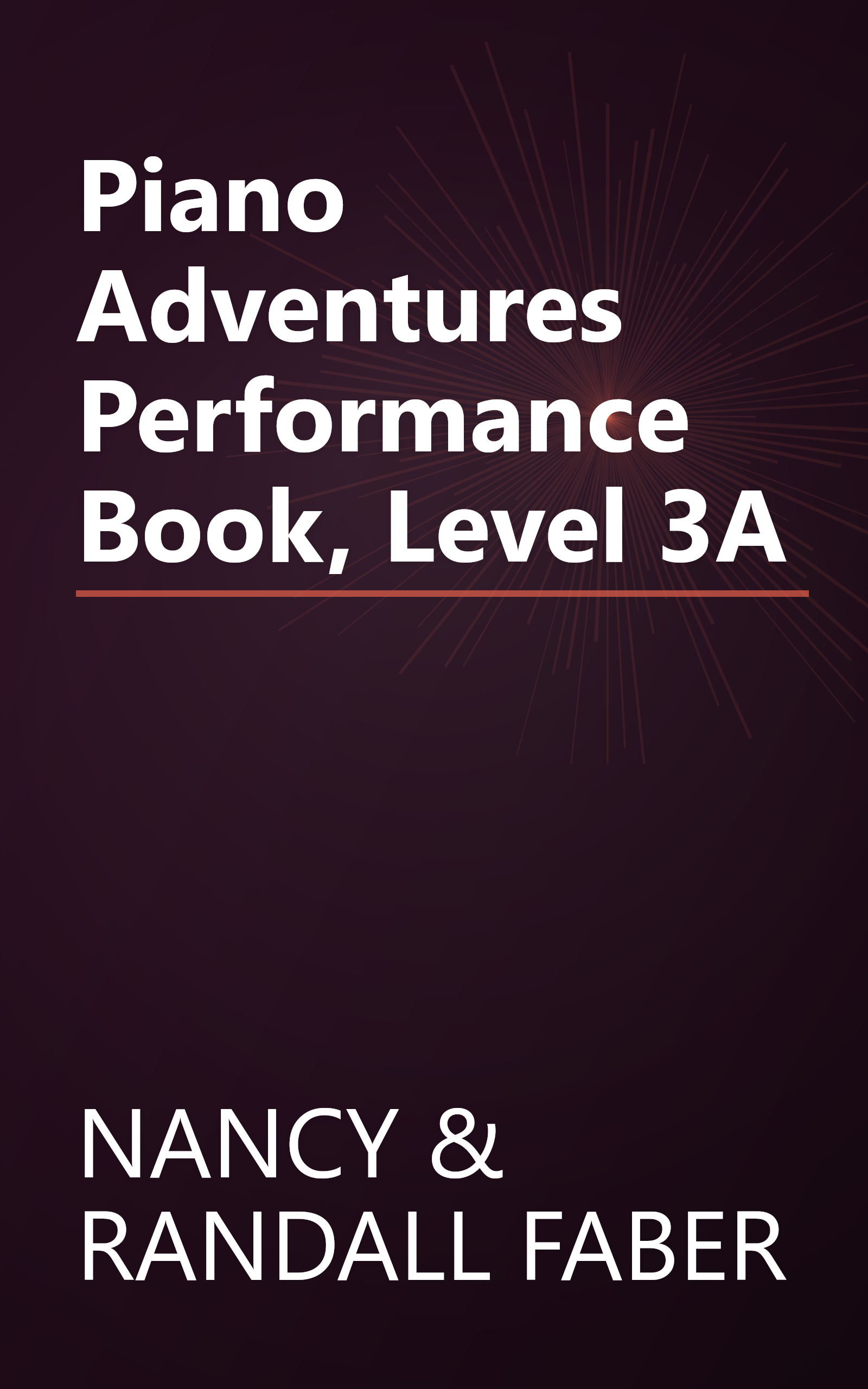 Piano Adventures Performance Book, Level 3A book cover