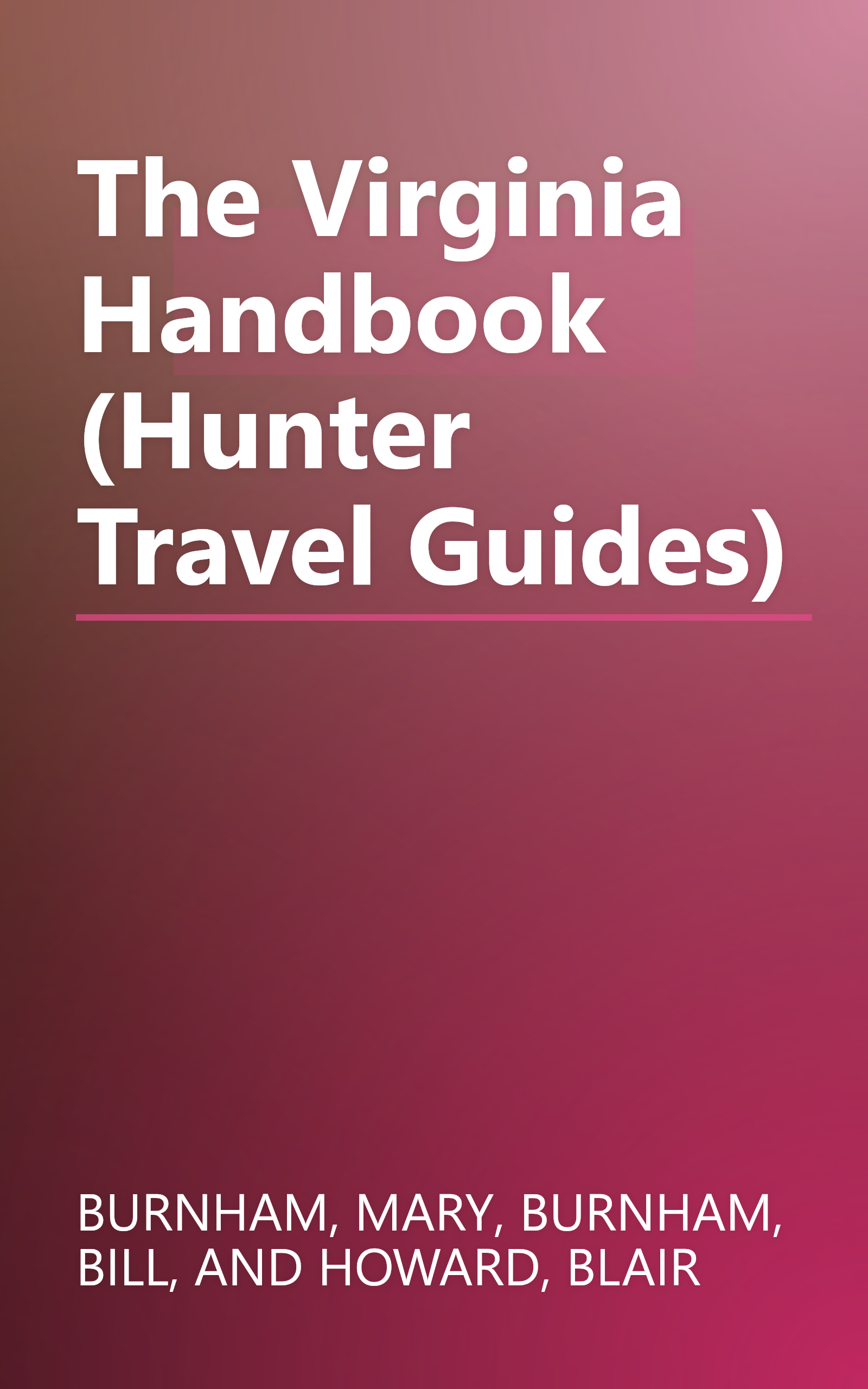 The Virginia Handbook (Hunter Travel Guides) book cover
