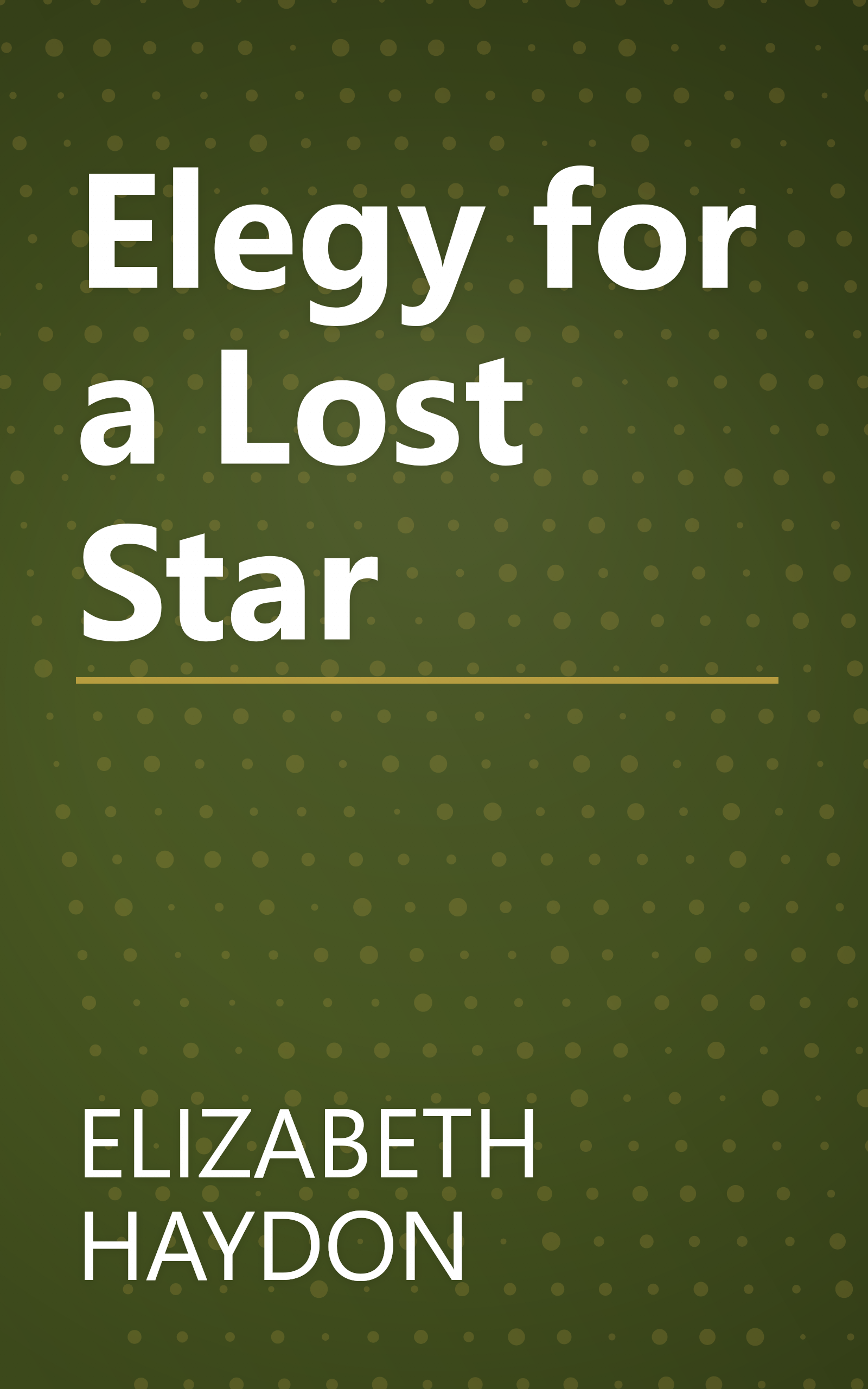 Elegy for a Lost Star book cover