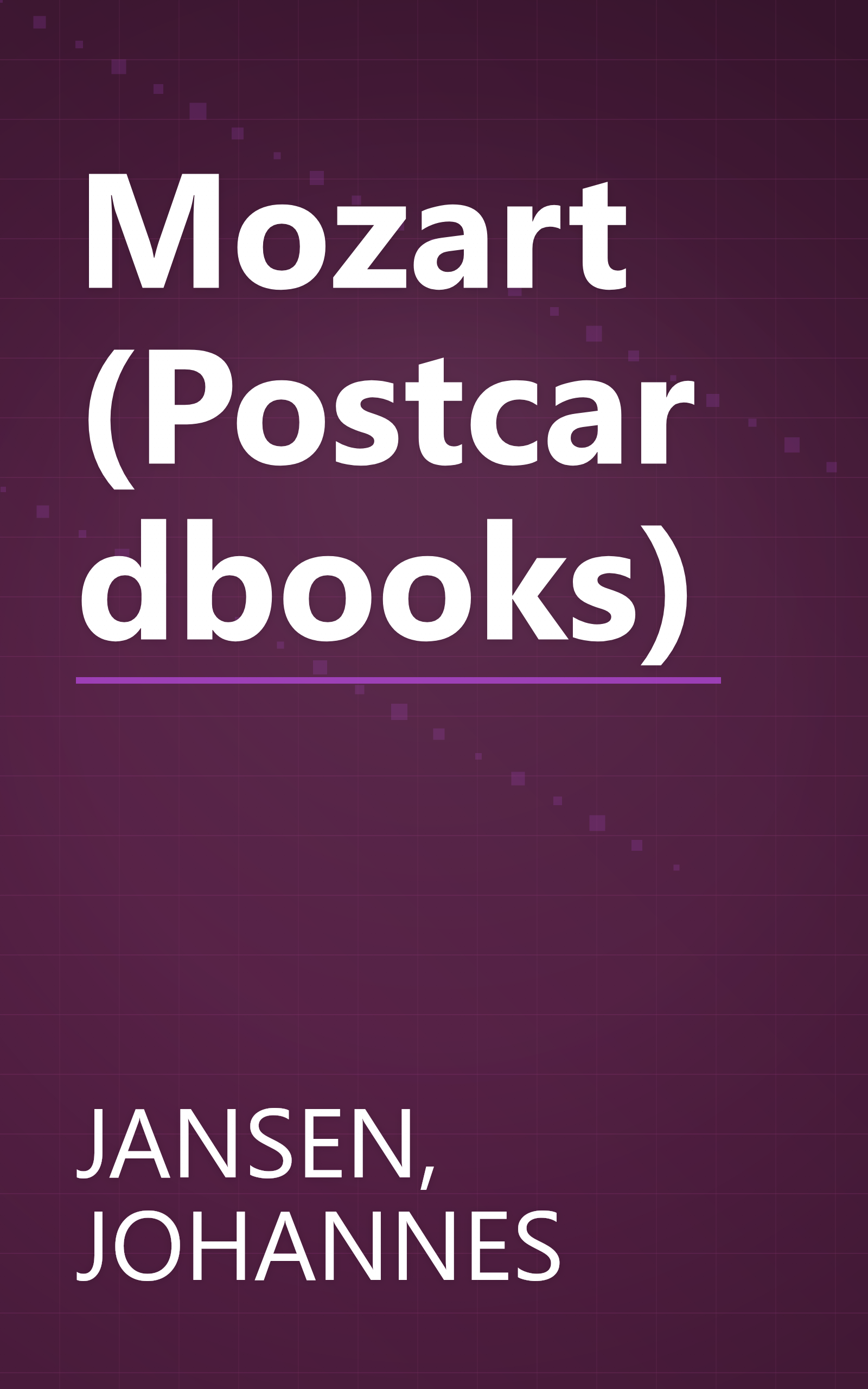 Mozart (Postcardbooks) book cover