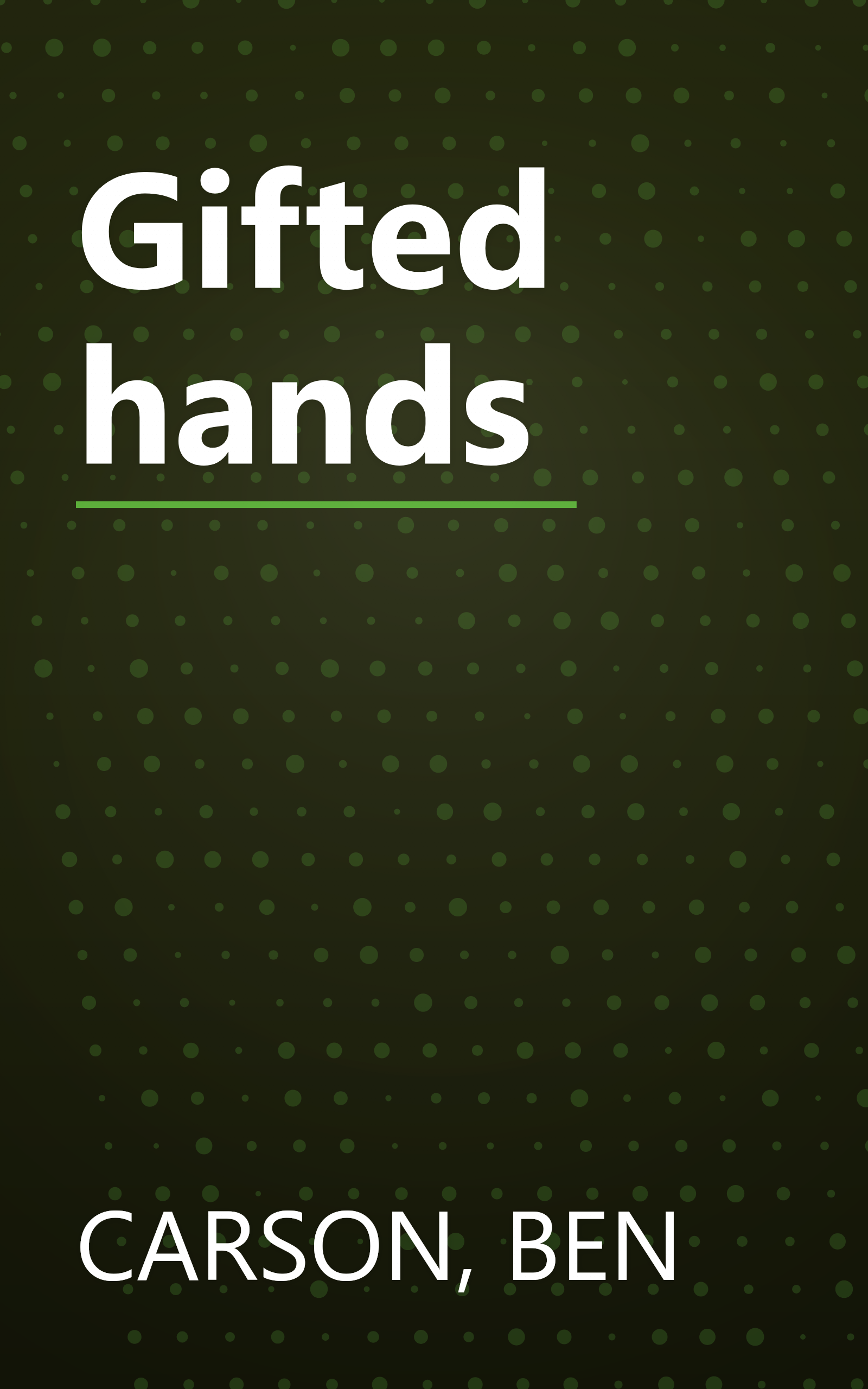 Gifted hands book cover