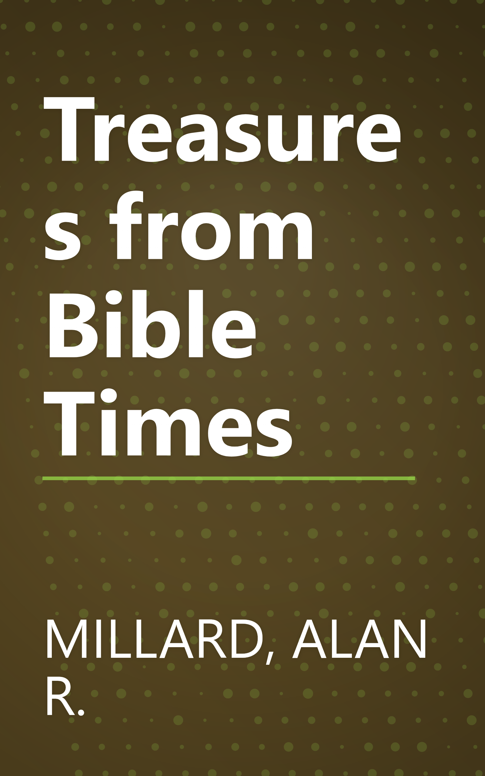 Treasures from Bible Times book cover