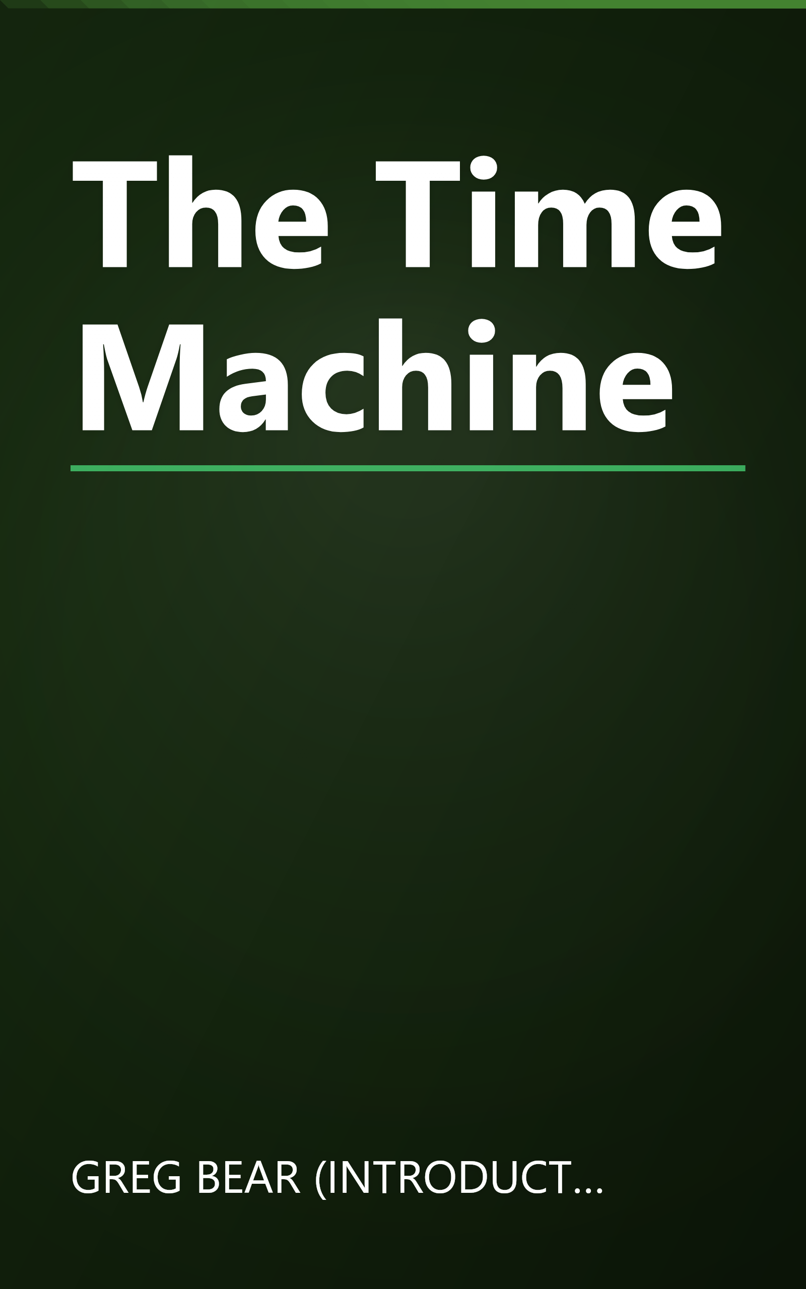 The Time Machine book cover