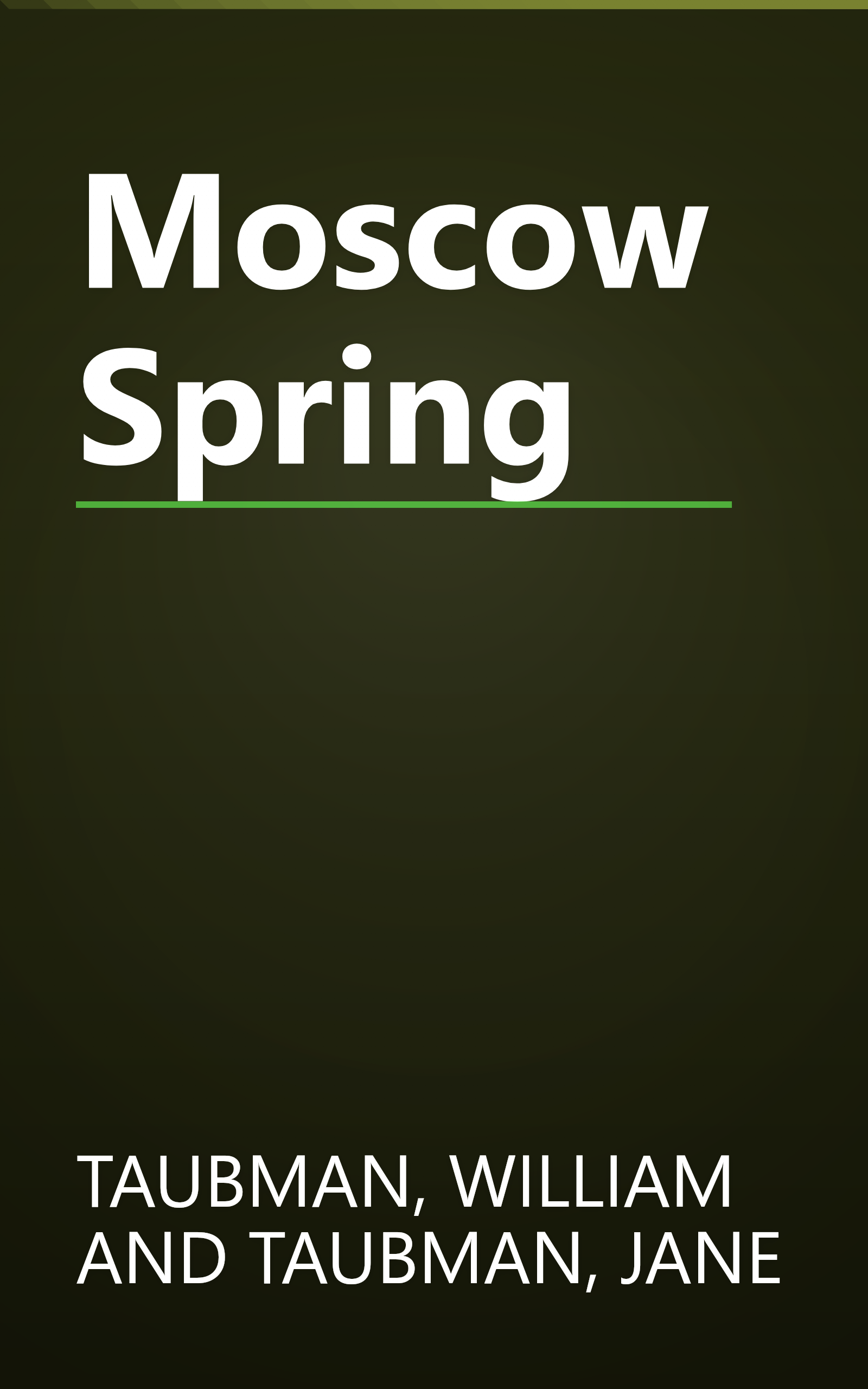 Moscow Spring book cover