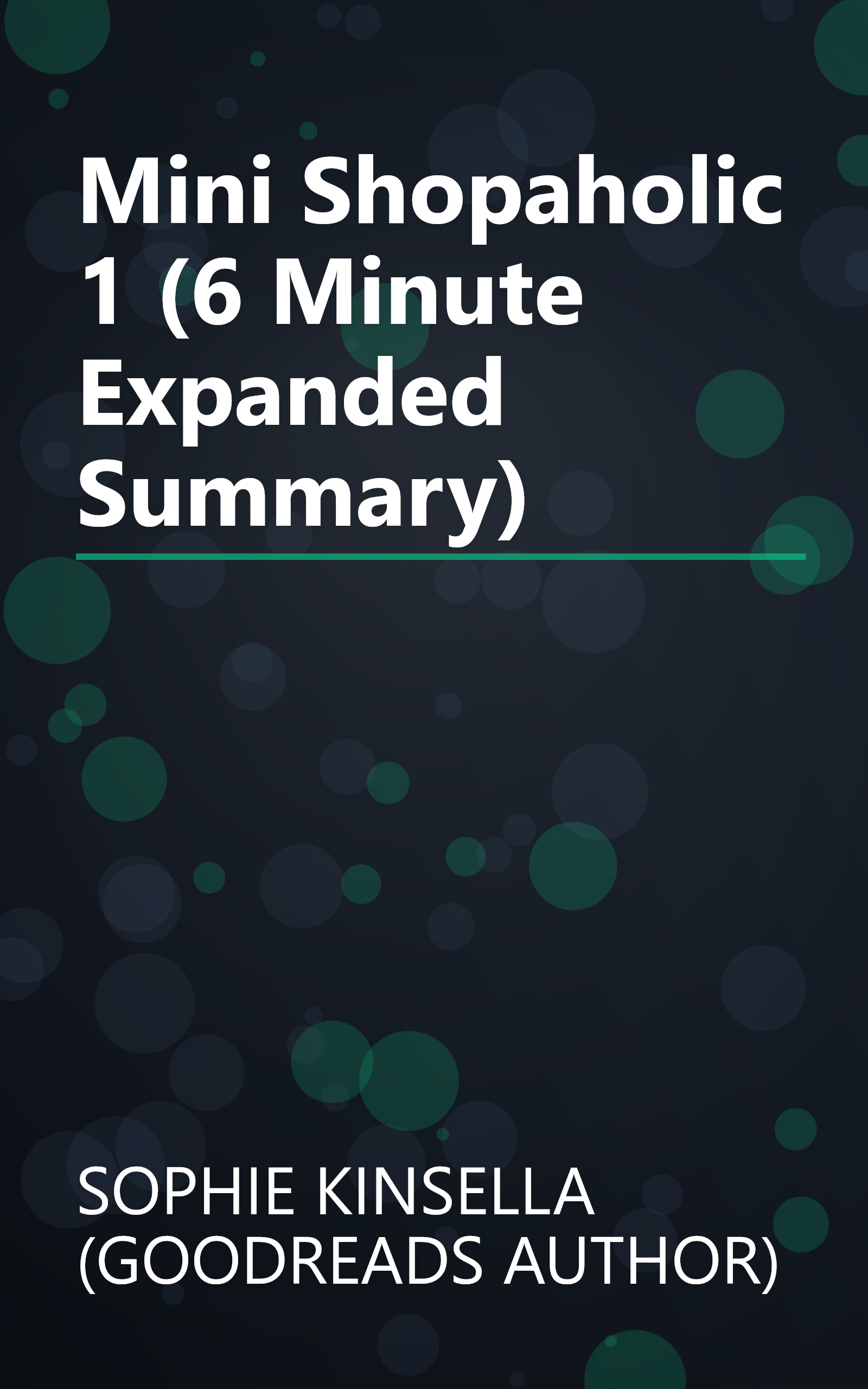 Mini Shopaholic 1 (6 Minute   Expanded Summary) book cover