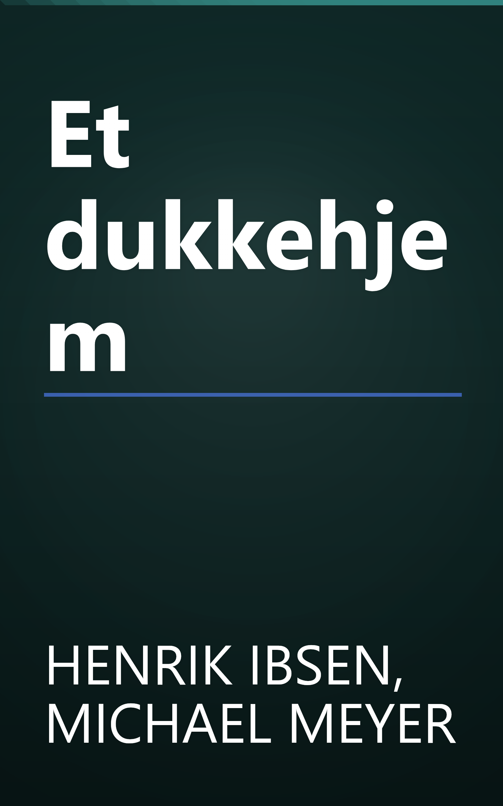 Et dukkehjem book cover