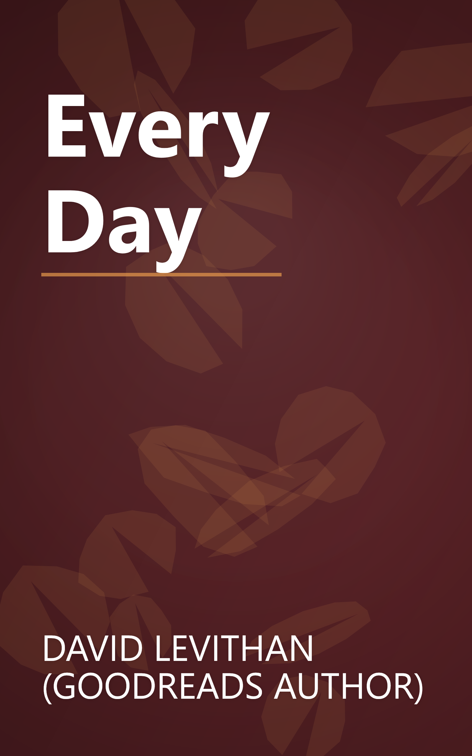 Every Day book cover