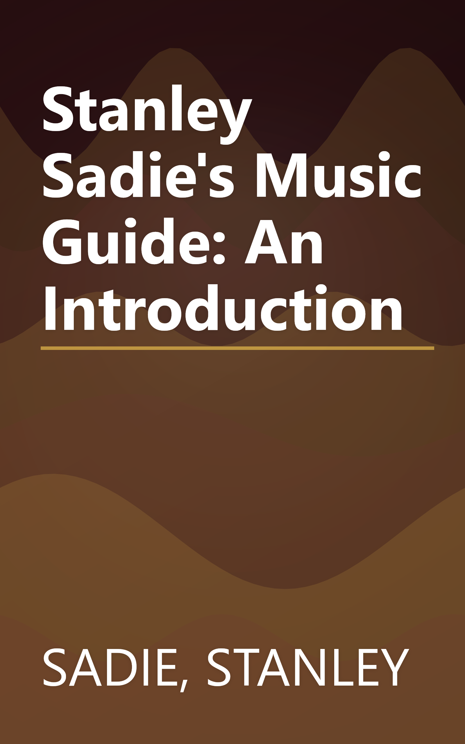 Stanley Sadie's Music Guide: An Introduction book cover