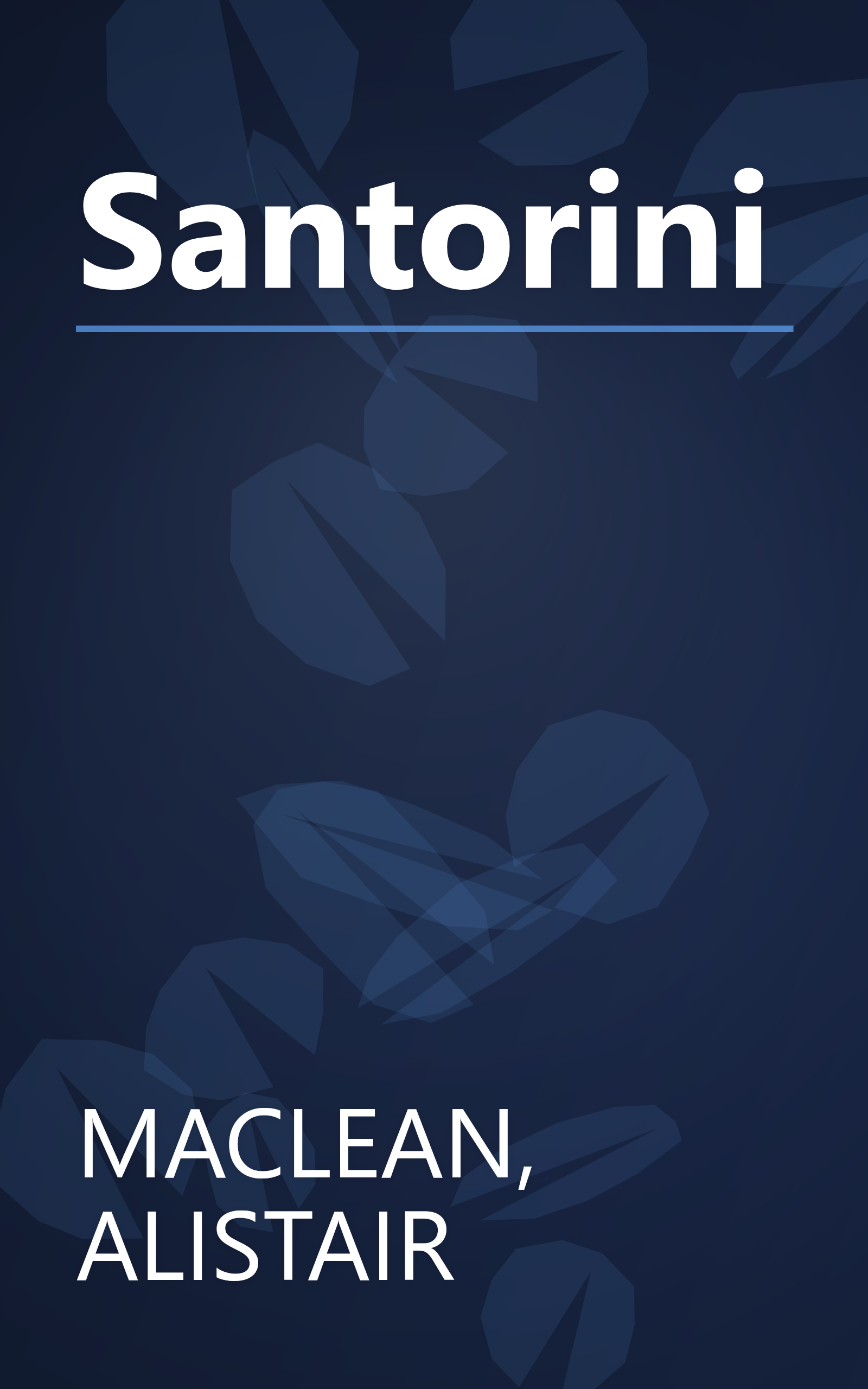 Santorini book cover