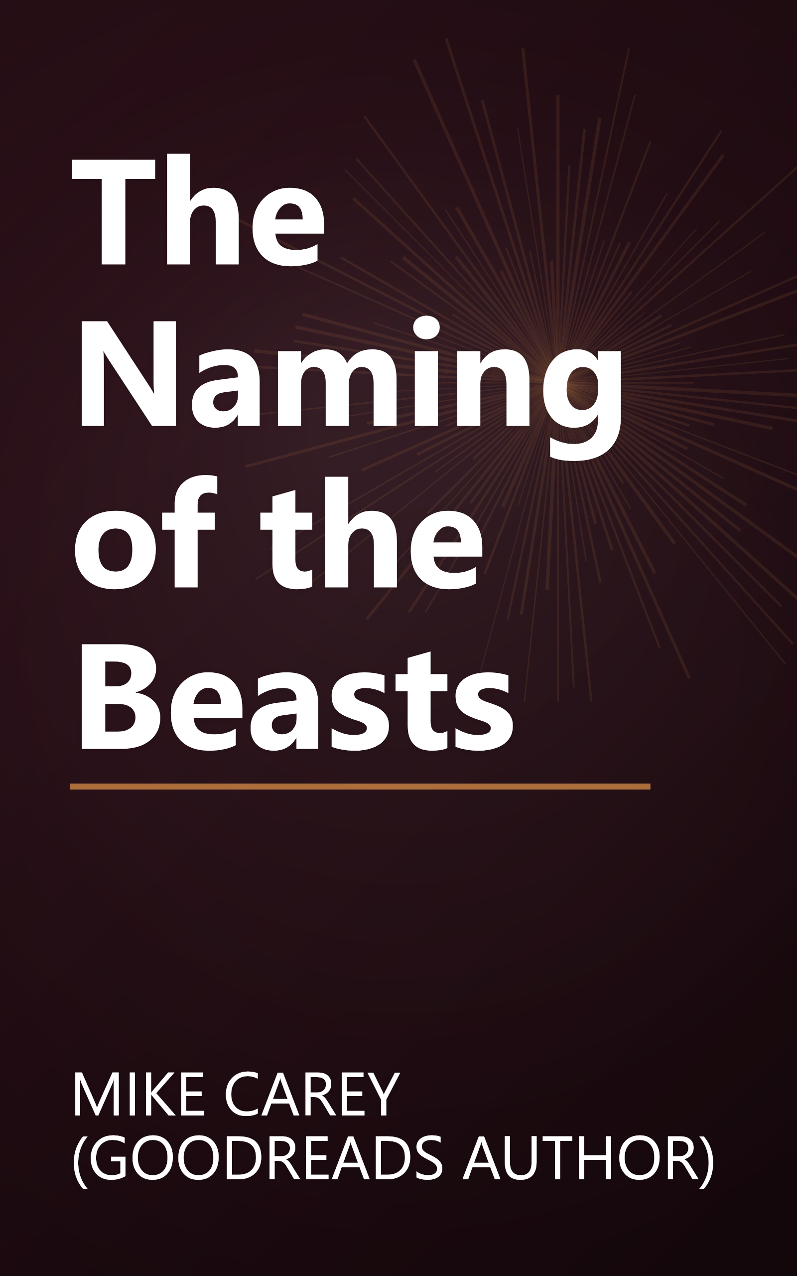 The Naming of the Beasts book cover