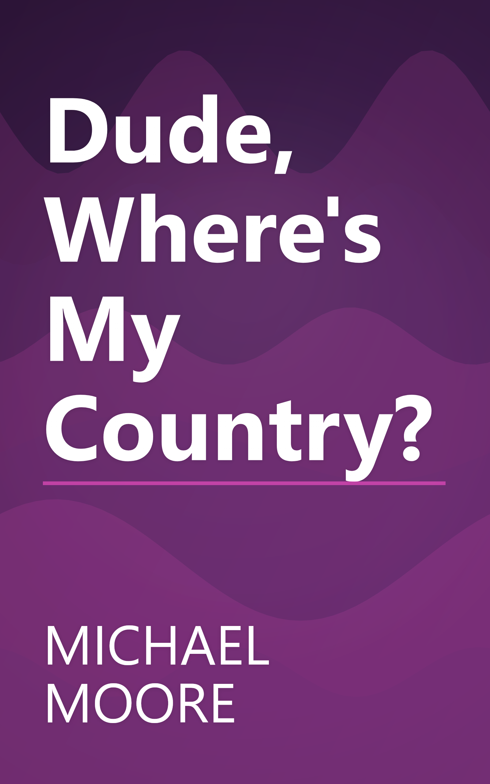 Dude, Where's My Country? book cover