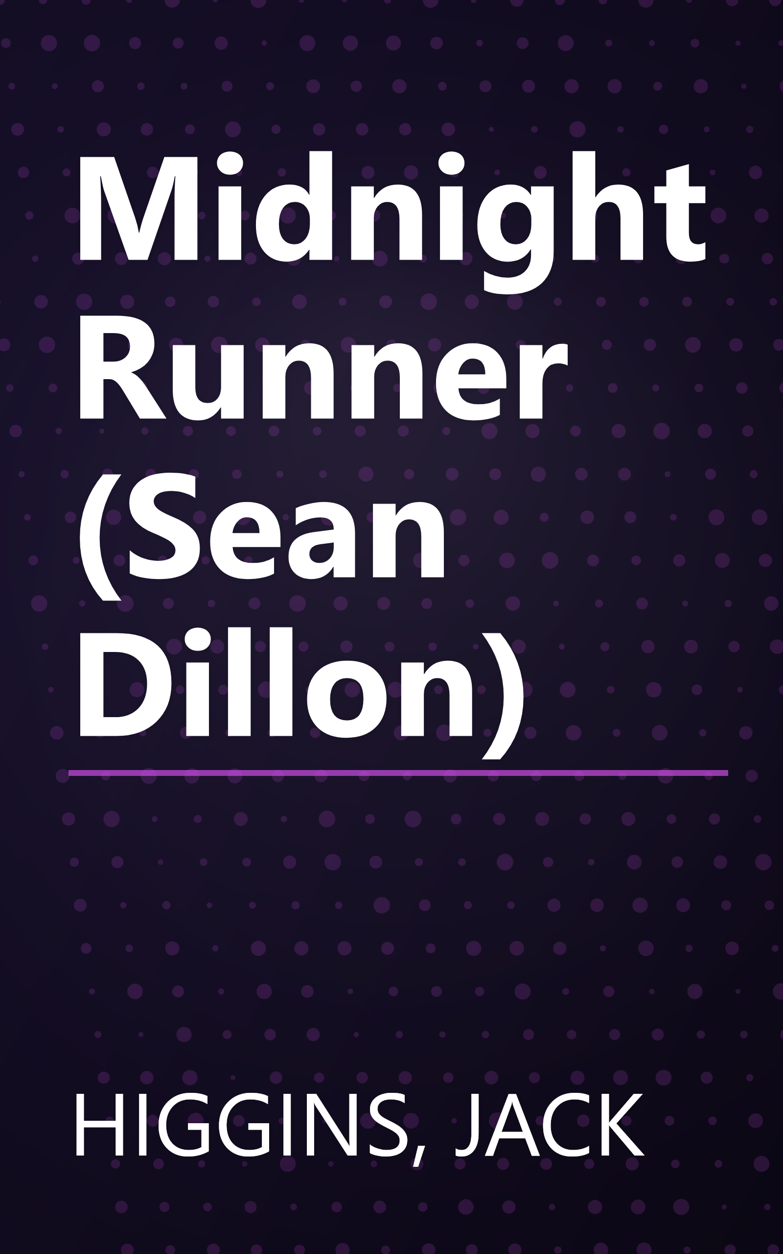 Midnight Runner (Sean Dillon) book cover