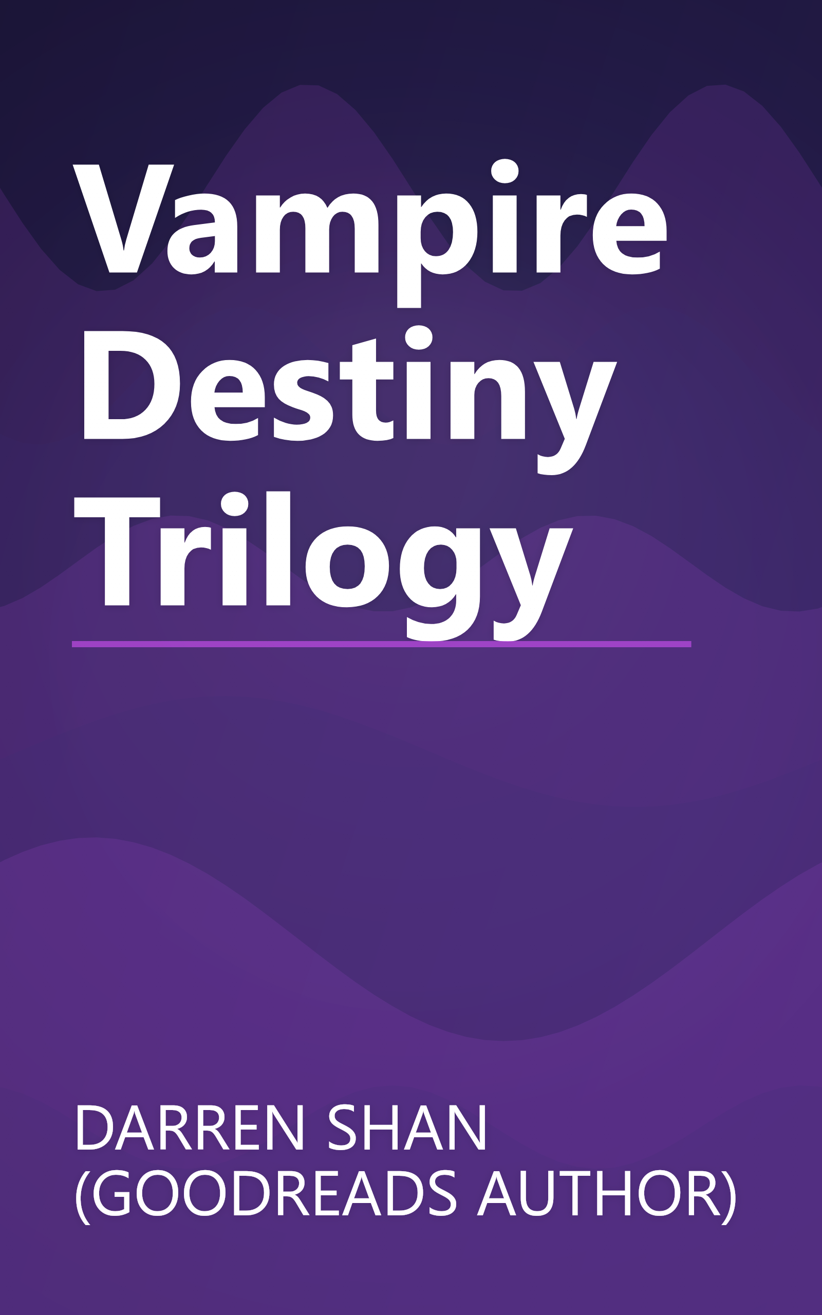 Vampire Destiny Trilogy book cover