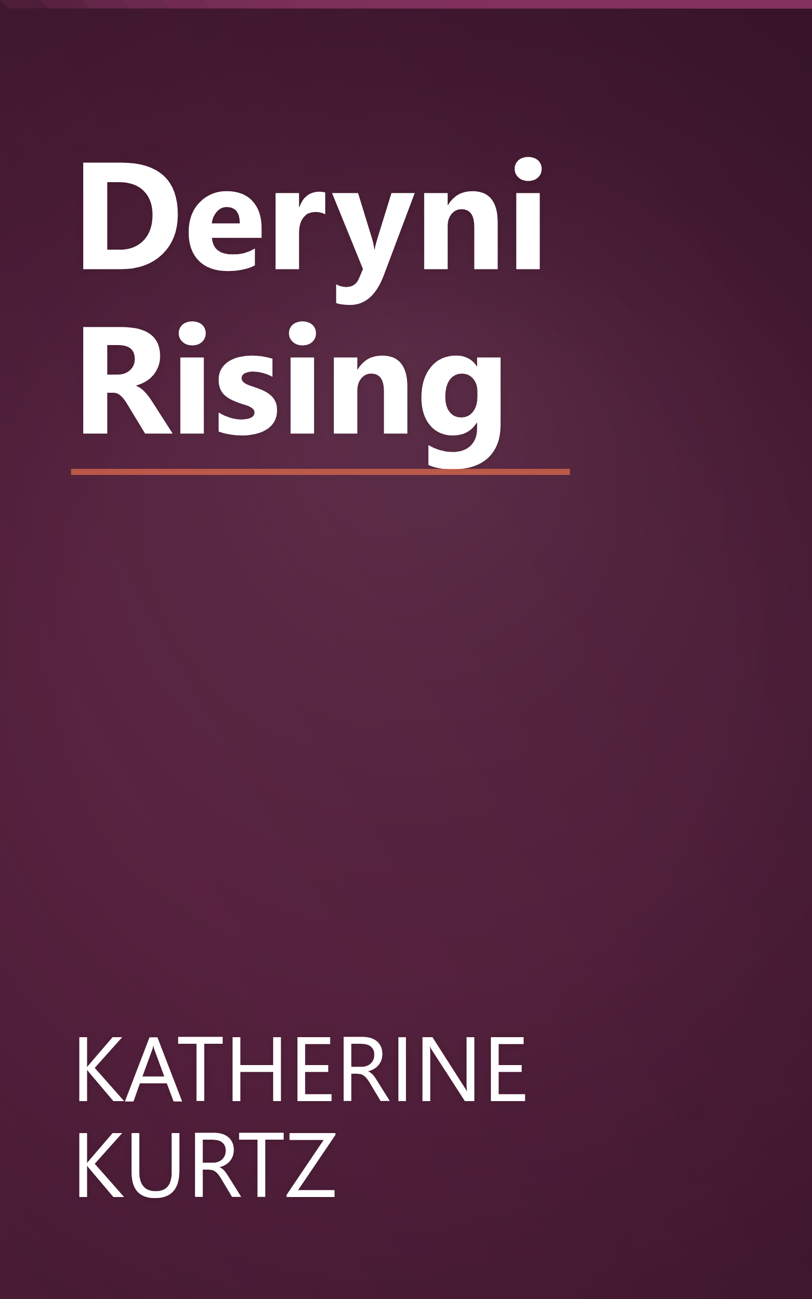 Deryni Rising book cover