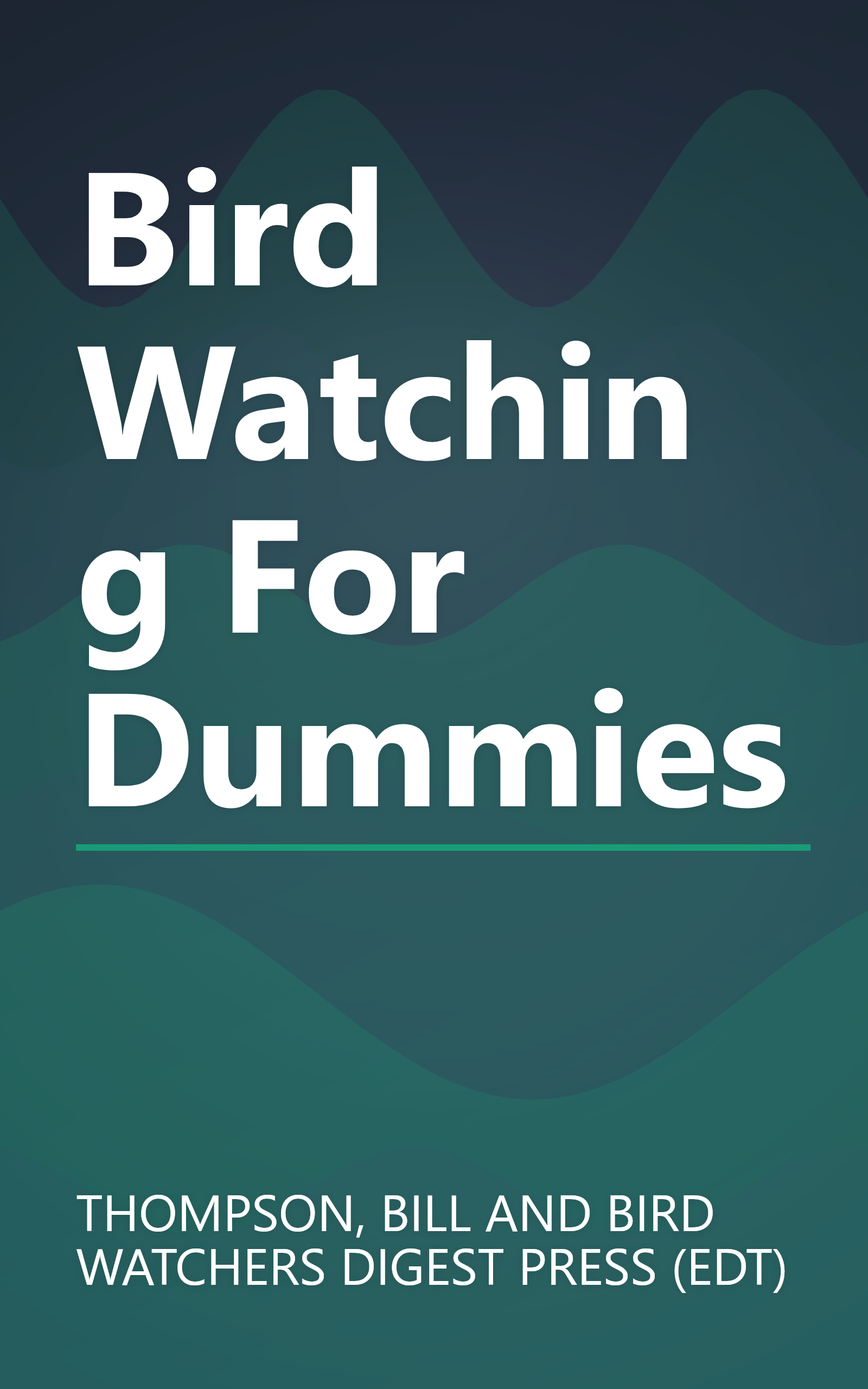 Bird Watching For Dummies book cover