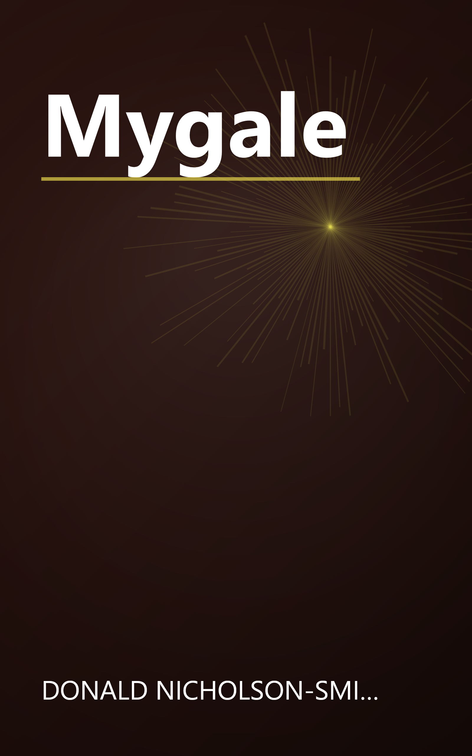 Mygale book cover