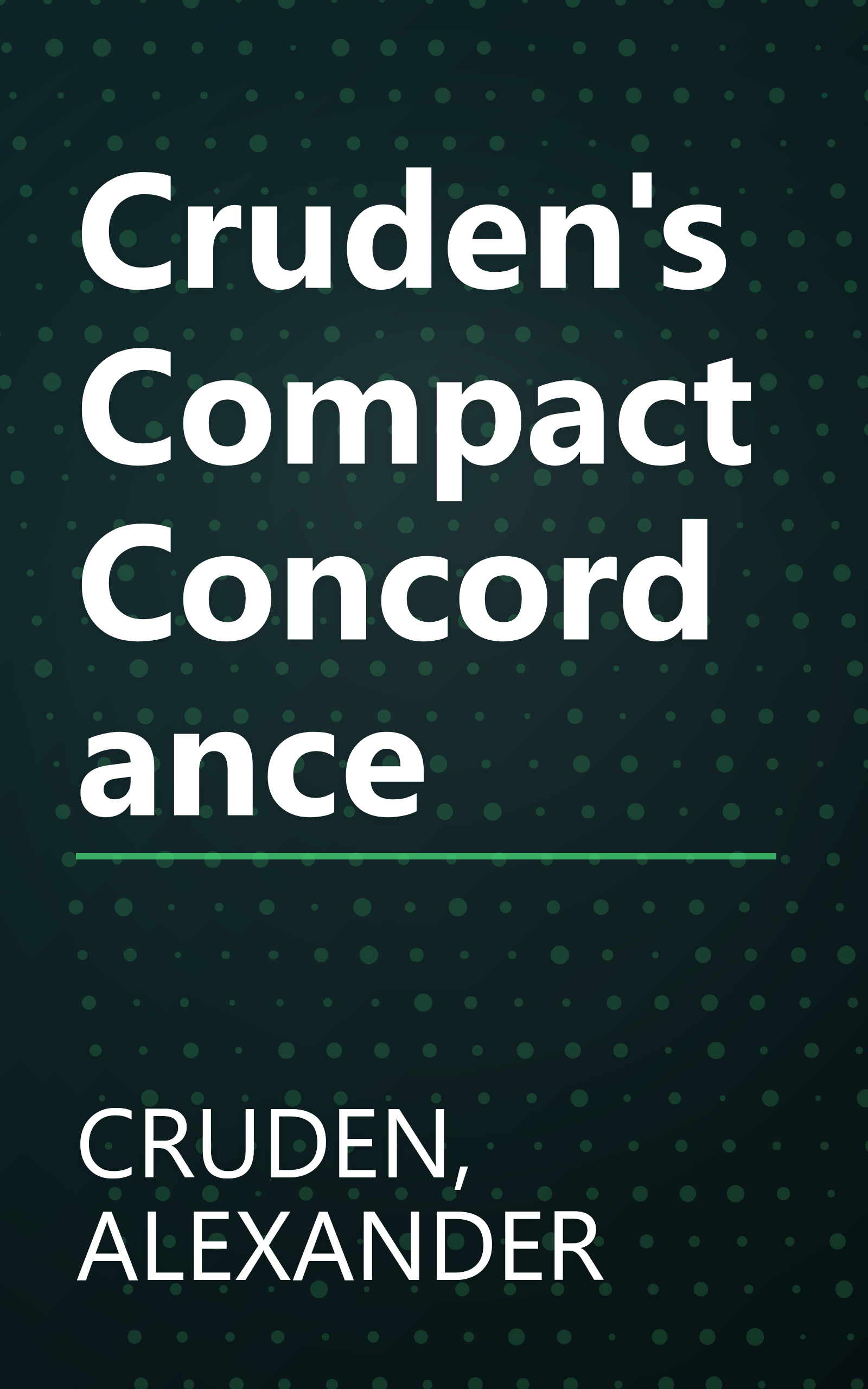 Cruden's Compact Concordance book cover