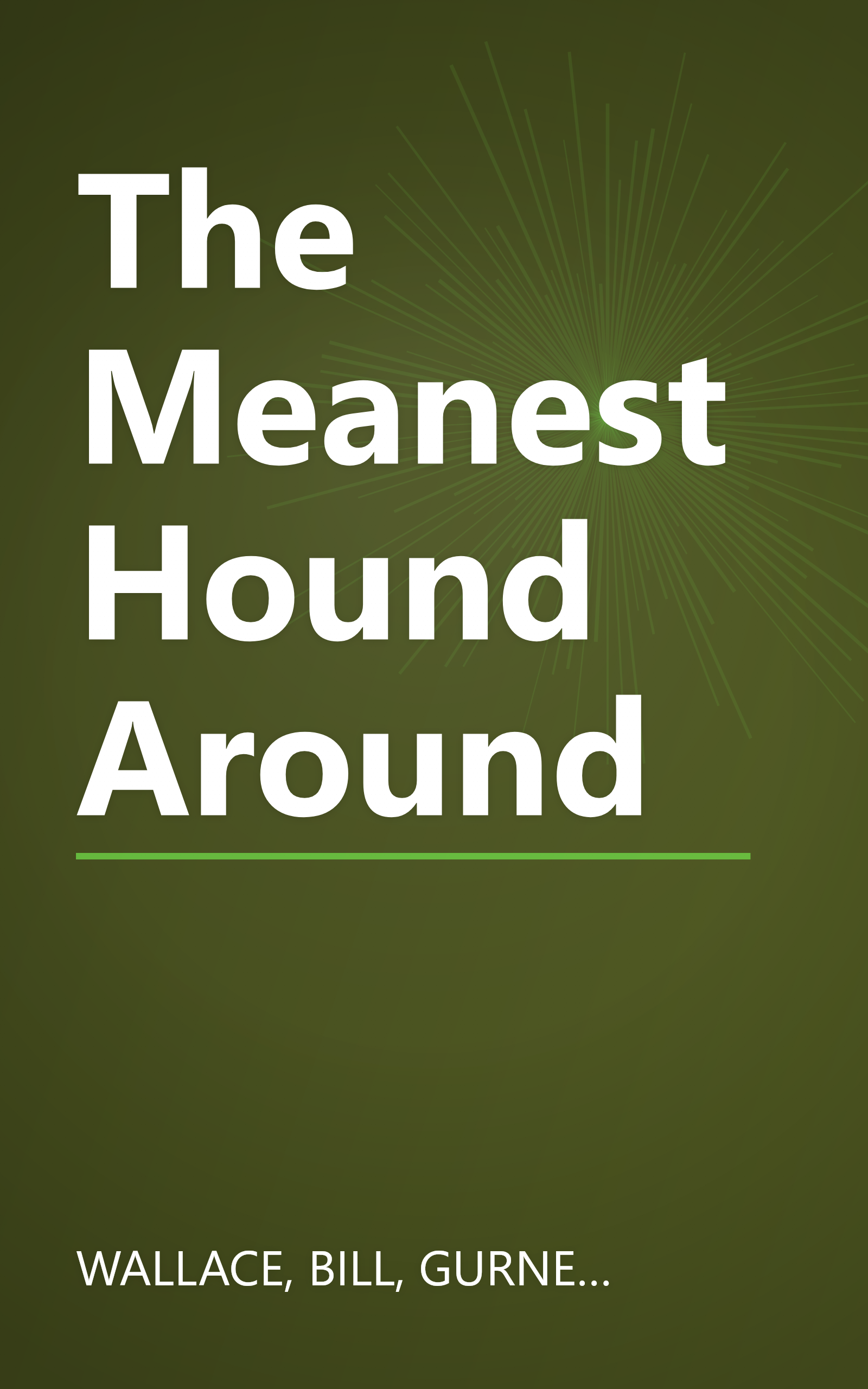 The Meanest Hound Around book cover