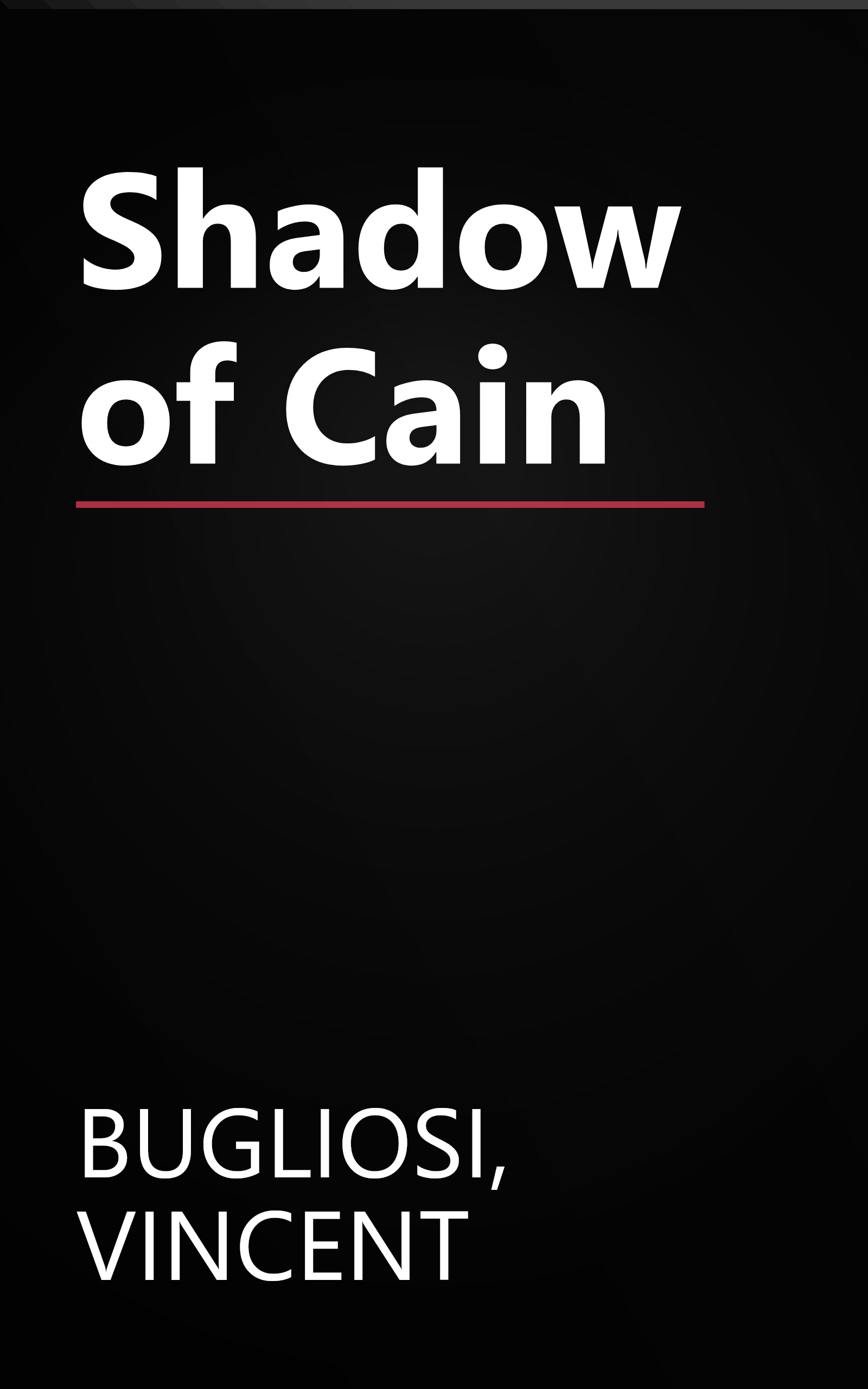 Shadow of Cain book cover