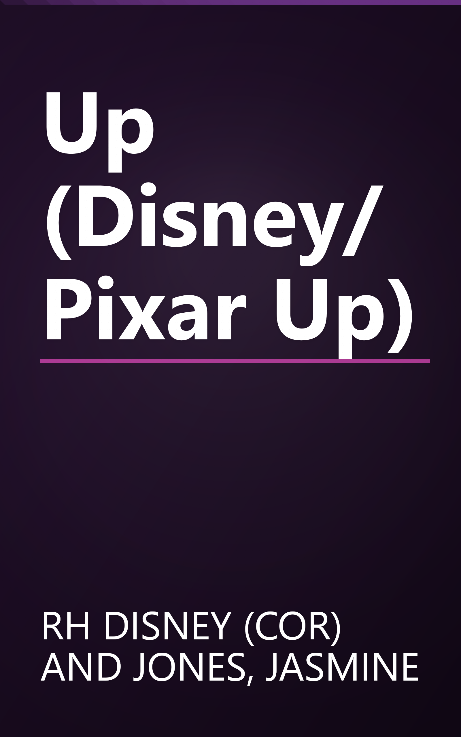 Up (Disney/Pixar Up) book cover