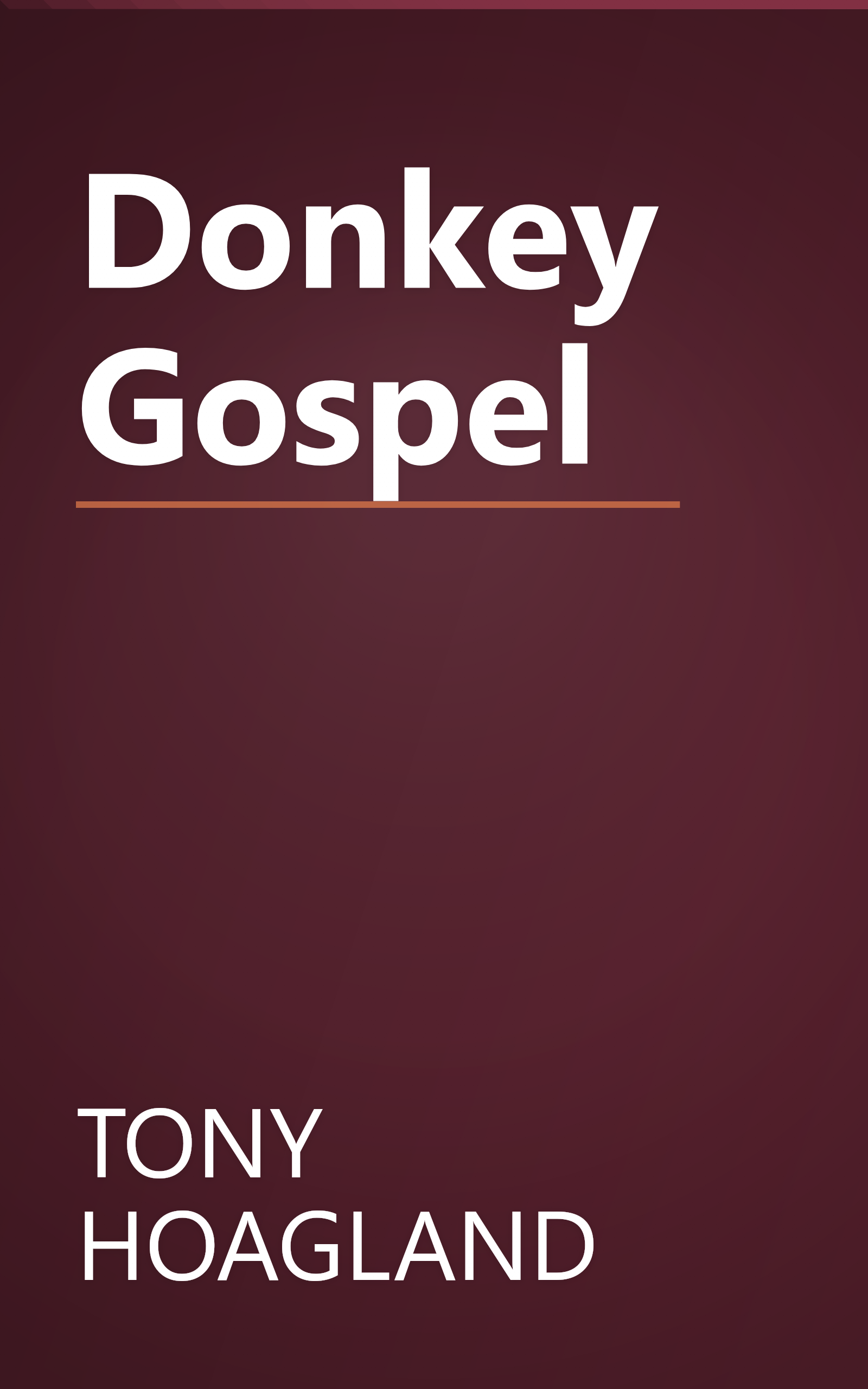 Donkey Gospel book cover