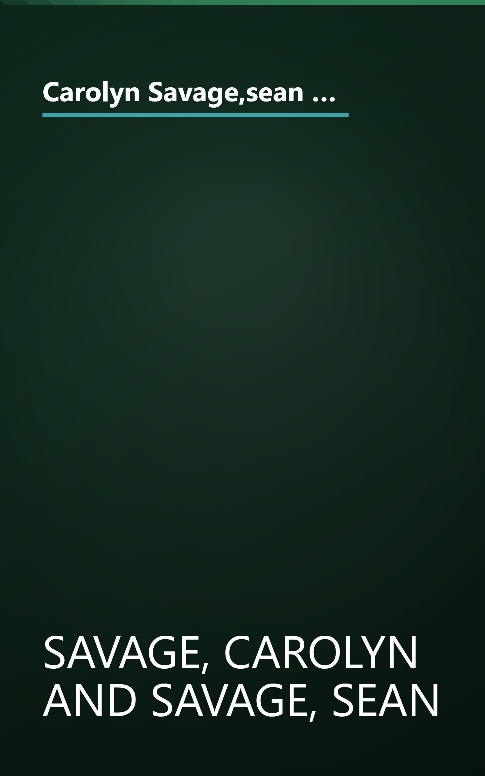 Carolyn Savage,sean Savage'sinconceivable: A Medical Mistake, the Baby We Couldn't Keep, and Our Choice to Deliver the Ultimate Gift [Hardcover](2010) book cover