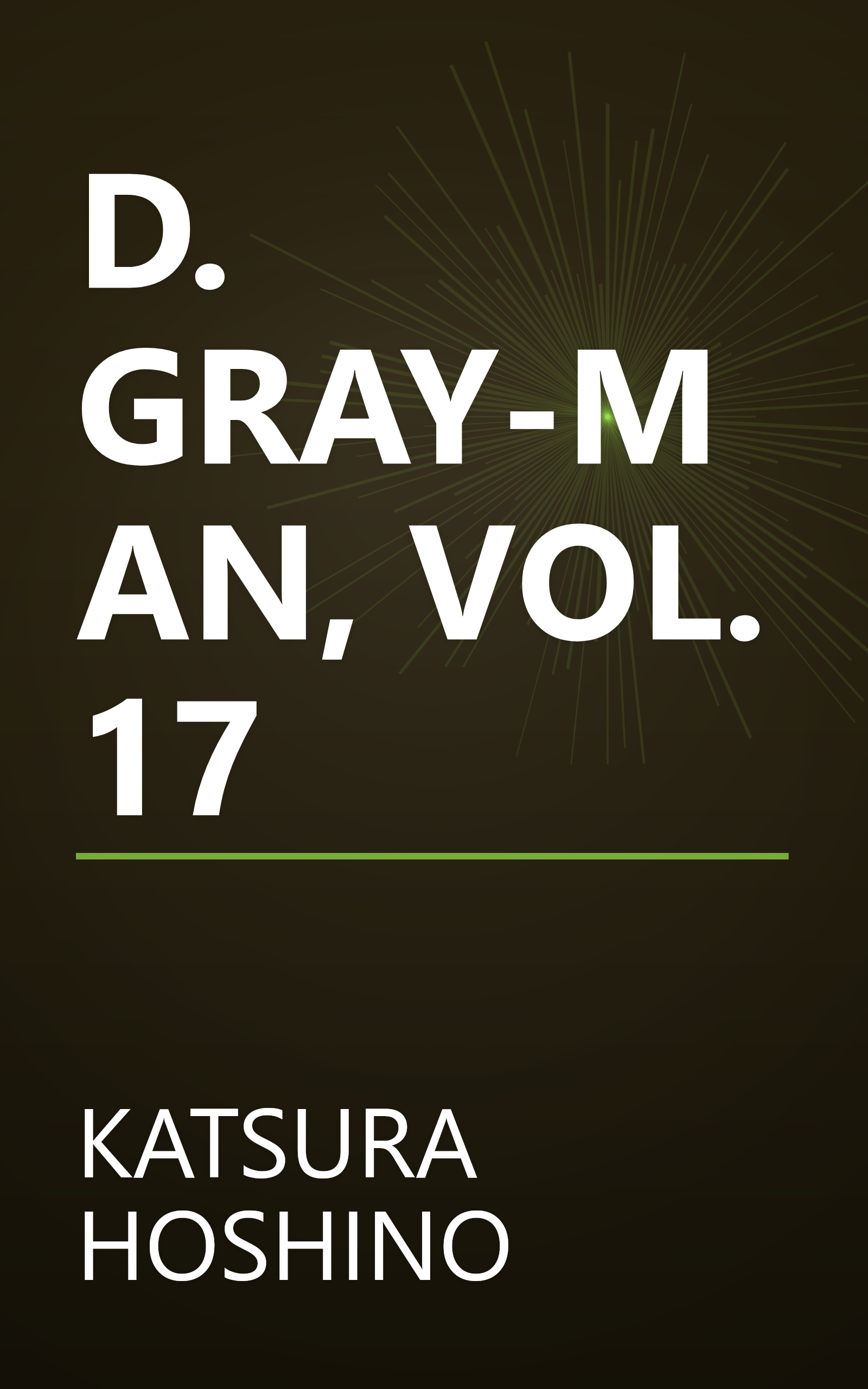 D. GRAY-MAN, VOL. 17 book cover