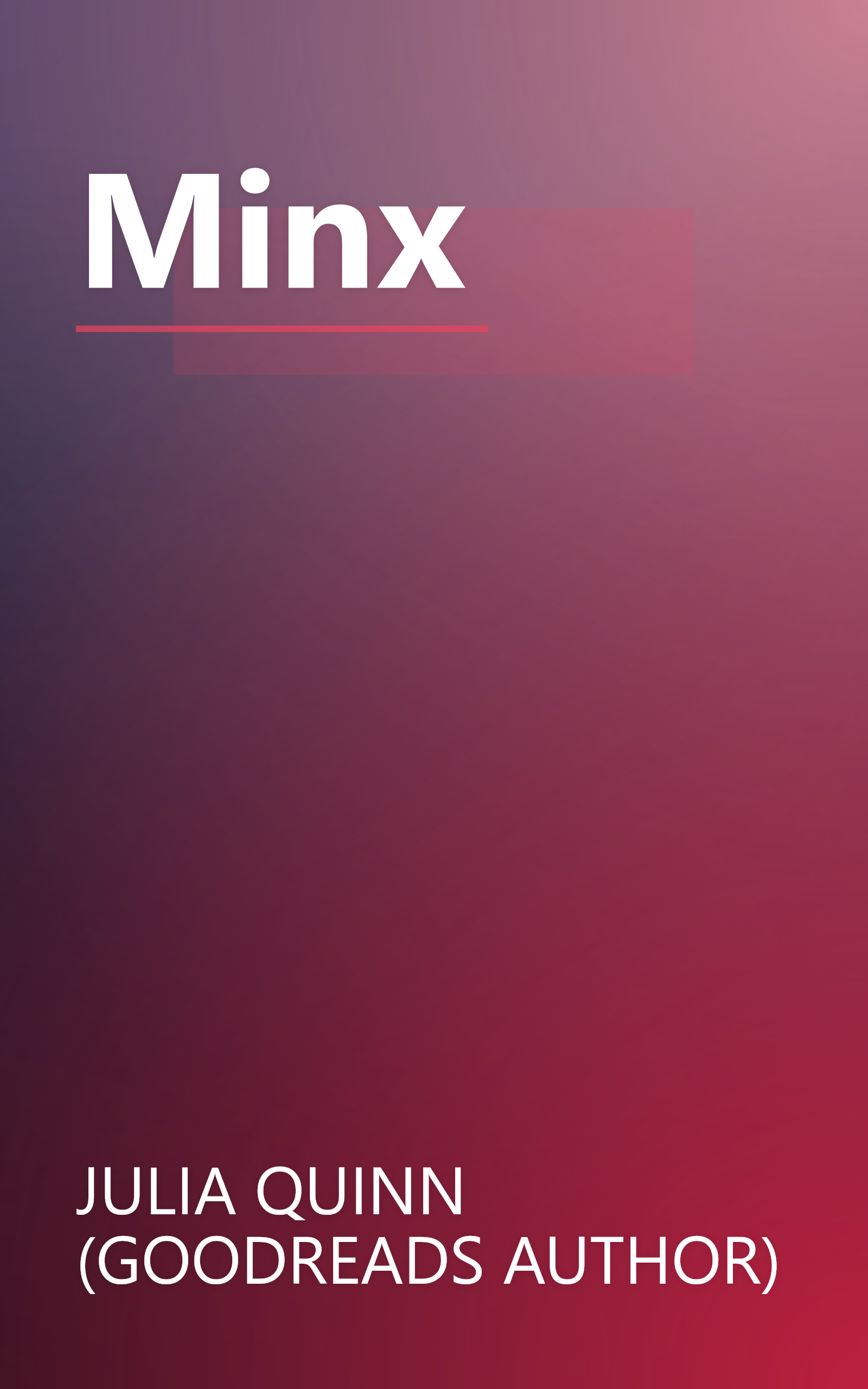 Minx book cover