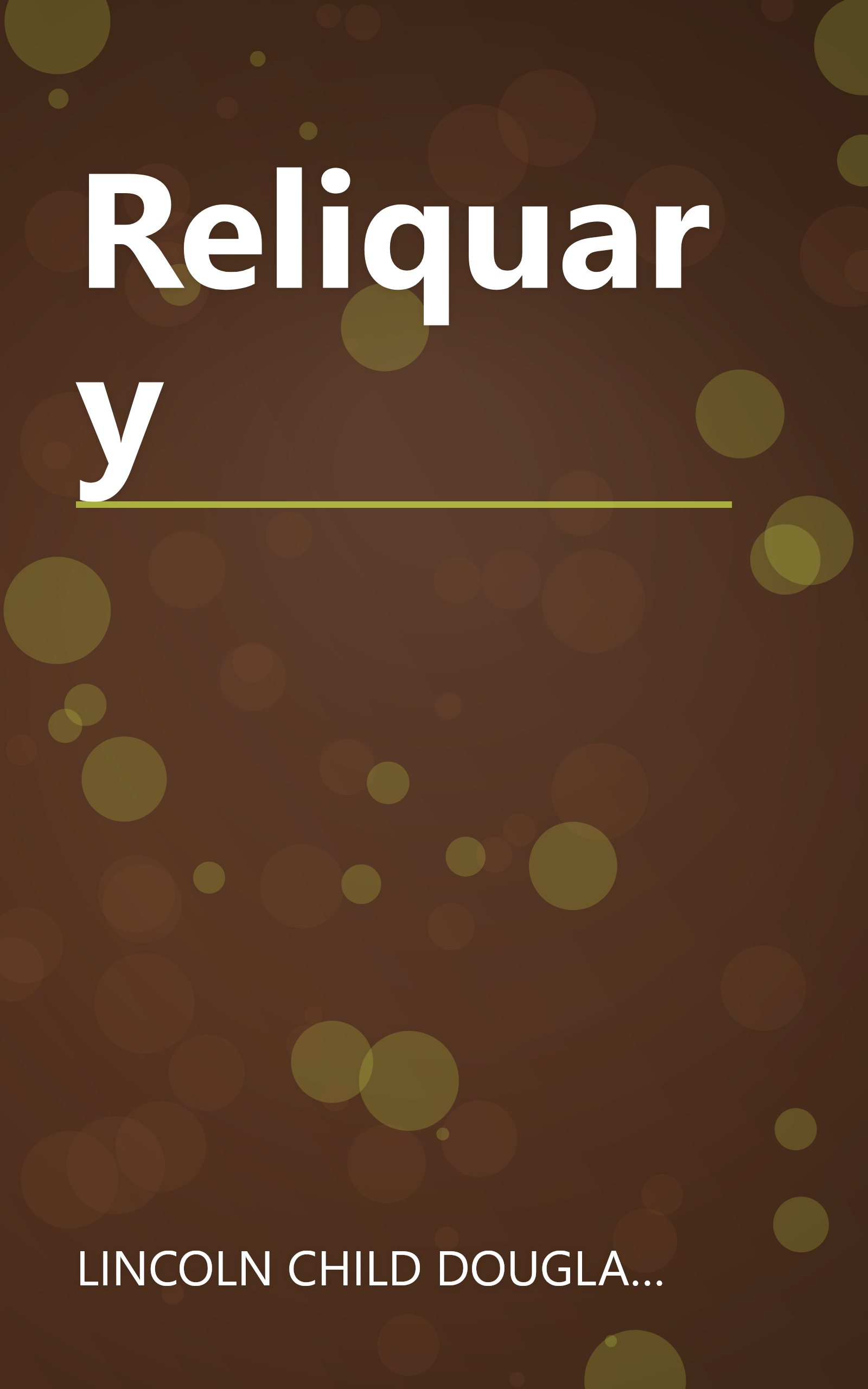 Reliquary book cover