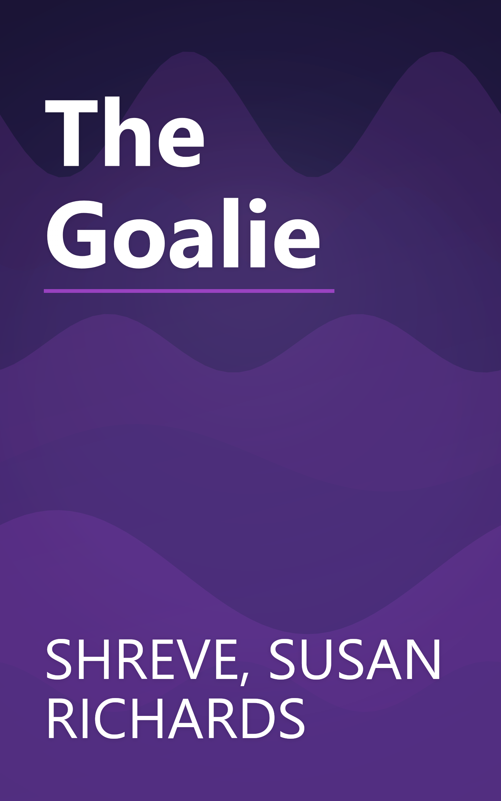 The Goalie book cover