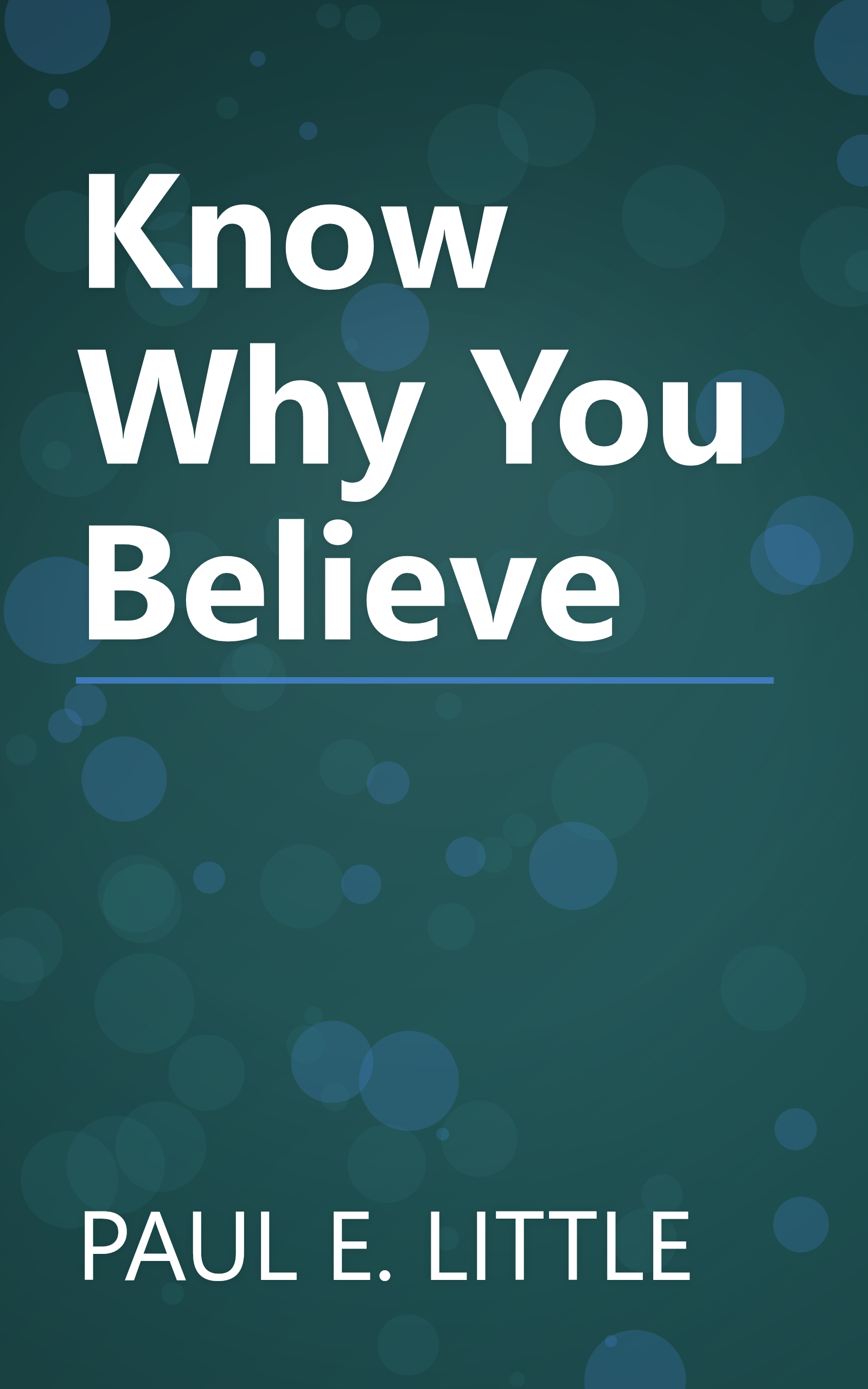 Know Why You Believe book cover