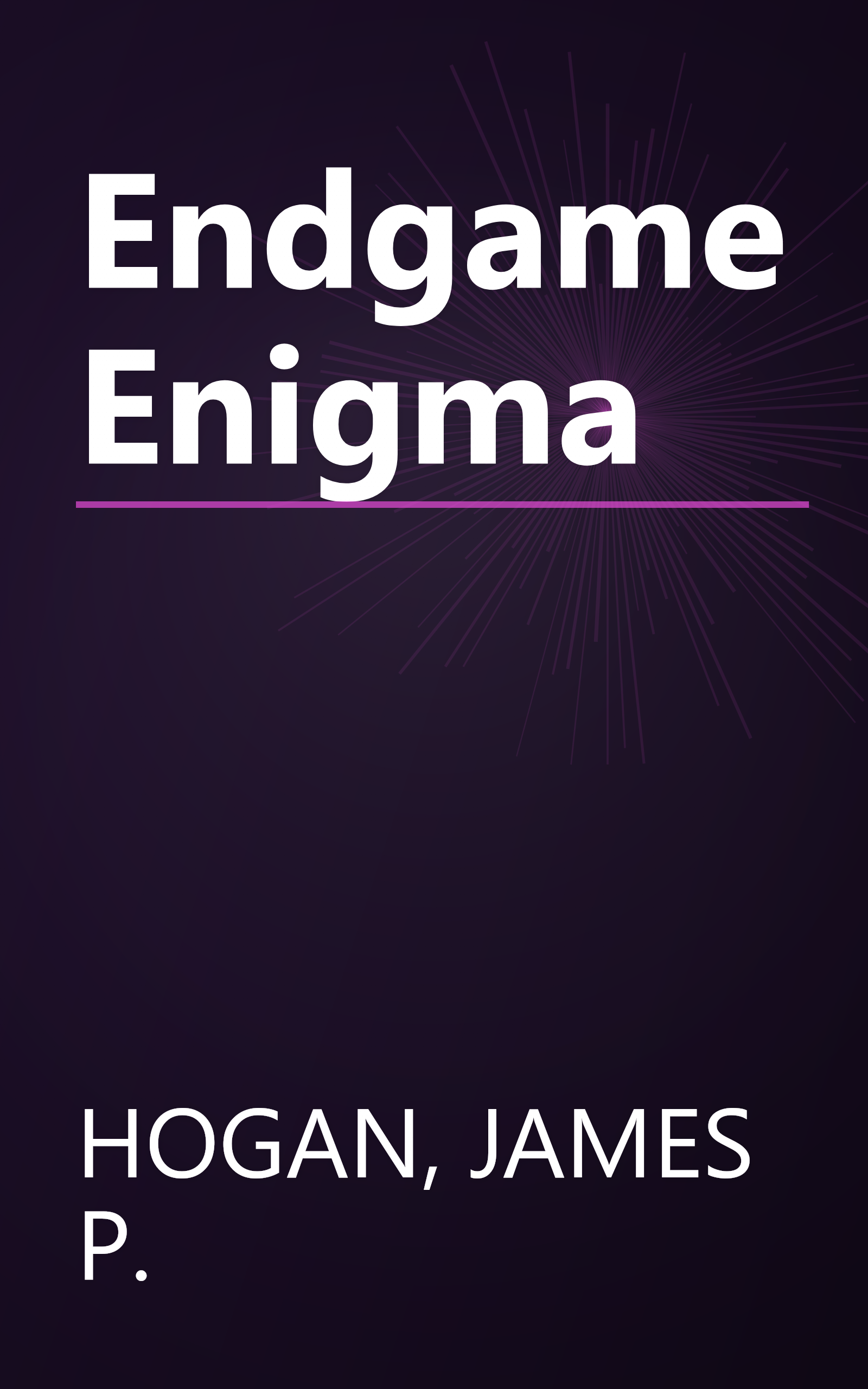 Endgame Enigma book cover