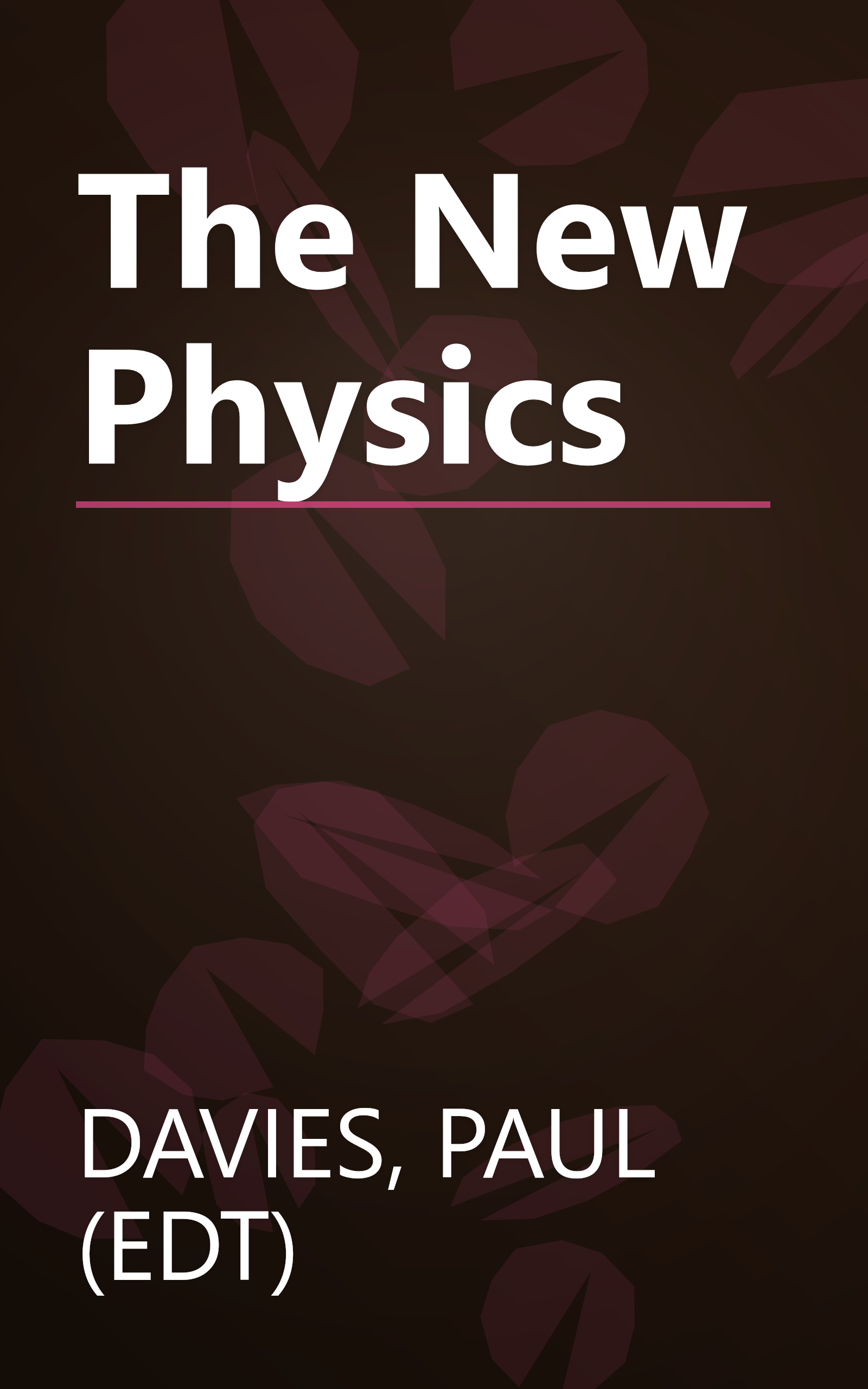 The New Physics book cover