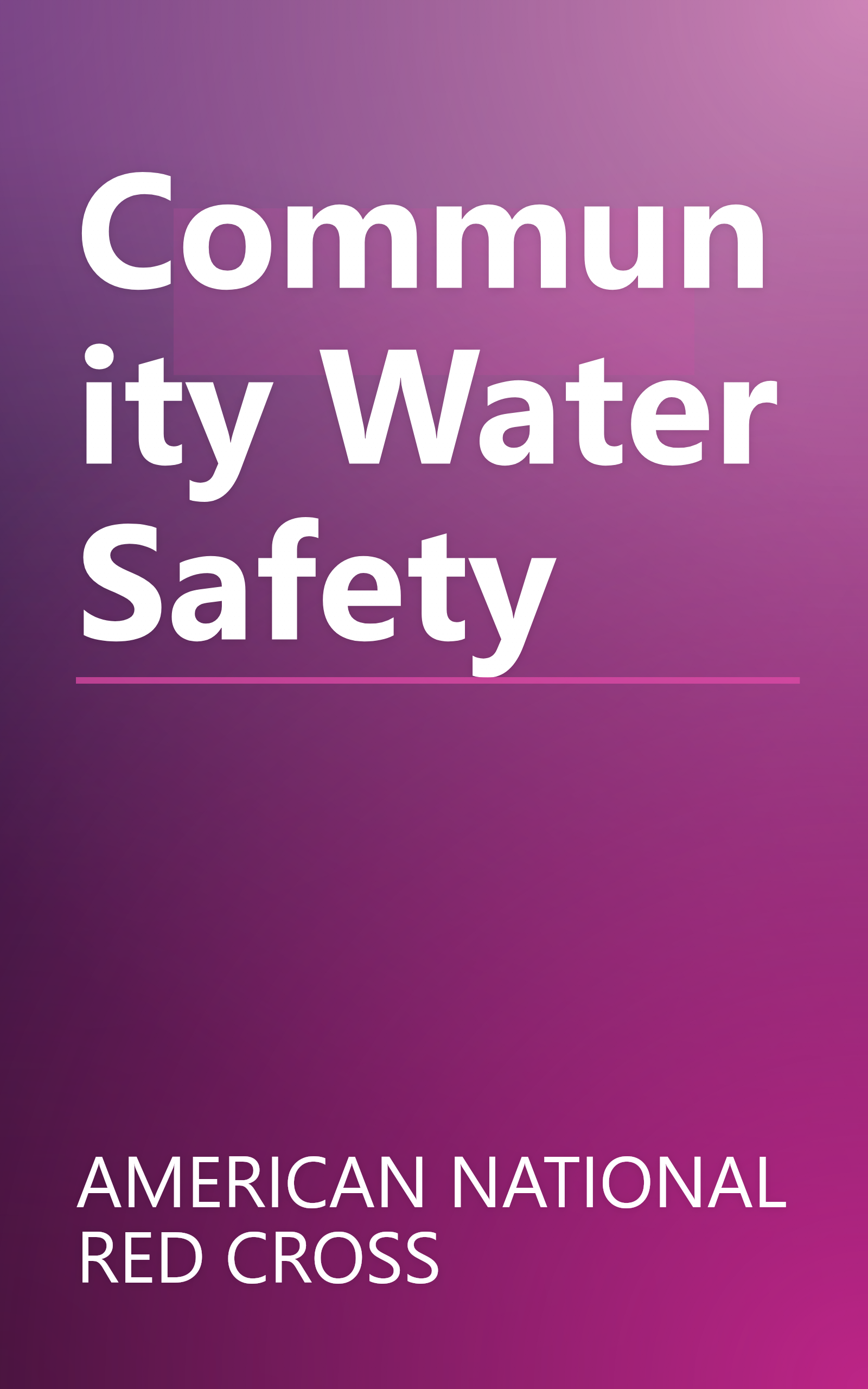 Community Water Safety book cover