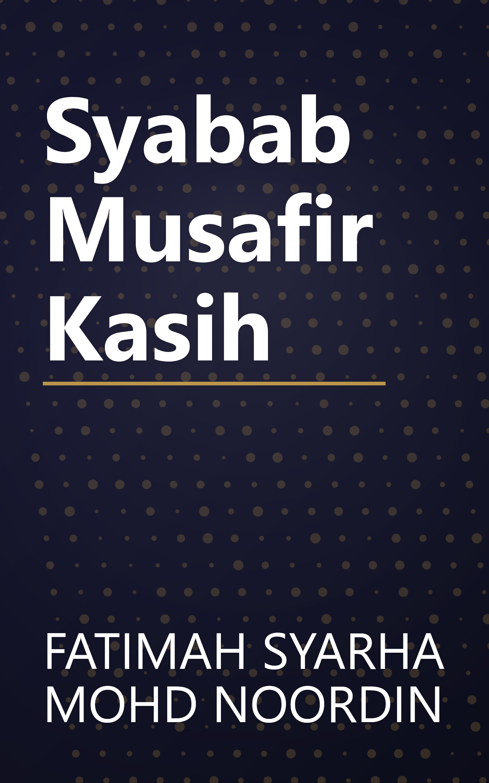 Syabab Musafir Kasih book cover