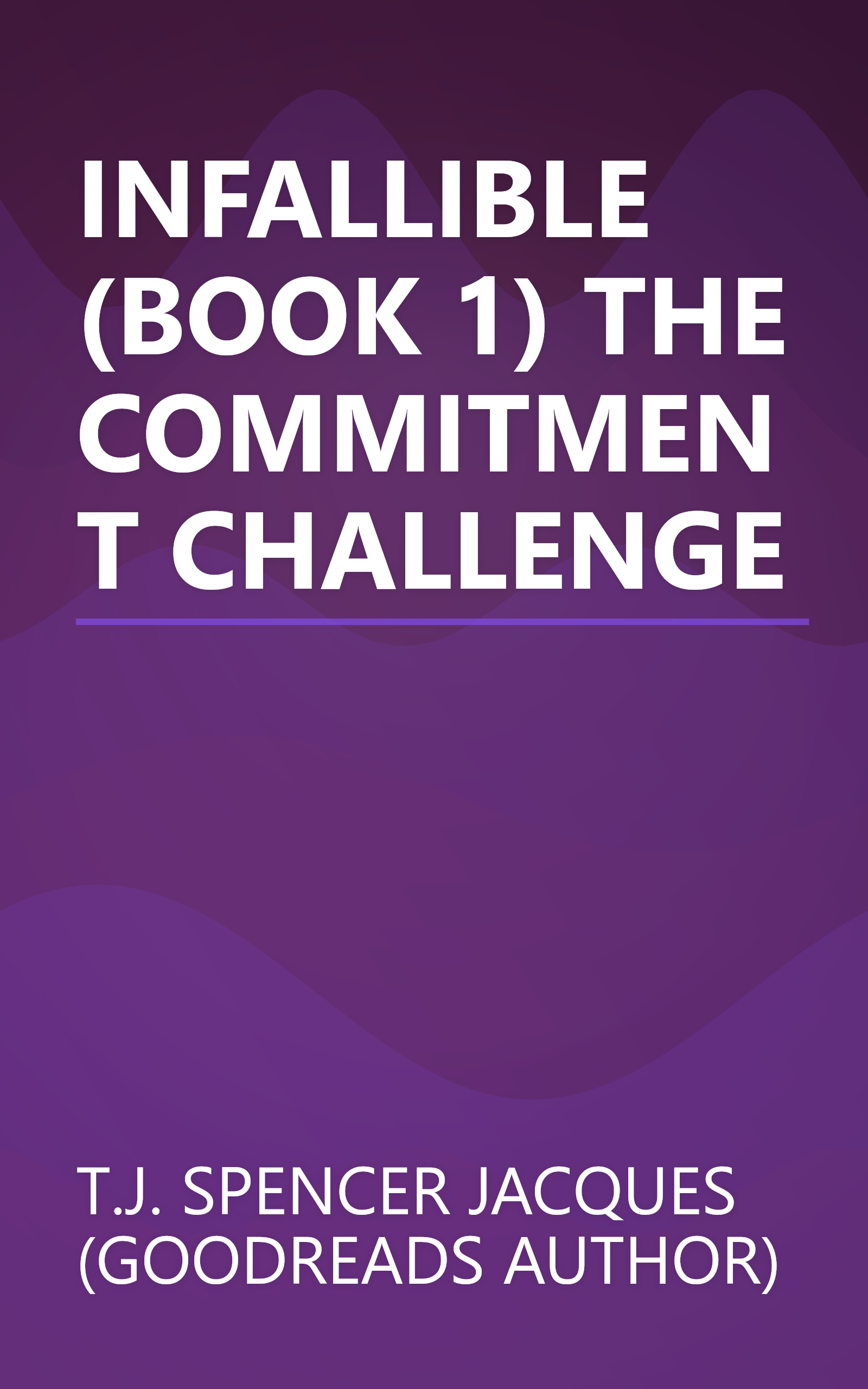 INFALLIBLE (BOOK 1) THE COMMITMENT CHALLENGE book cover