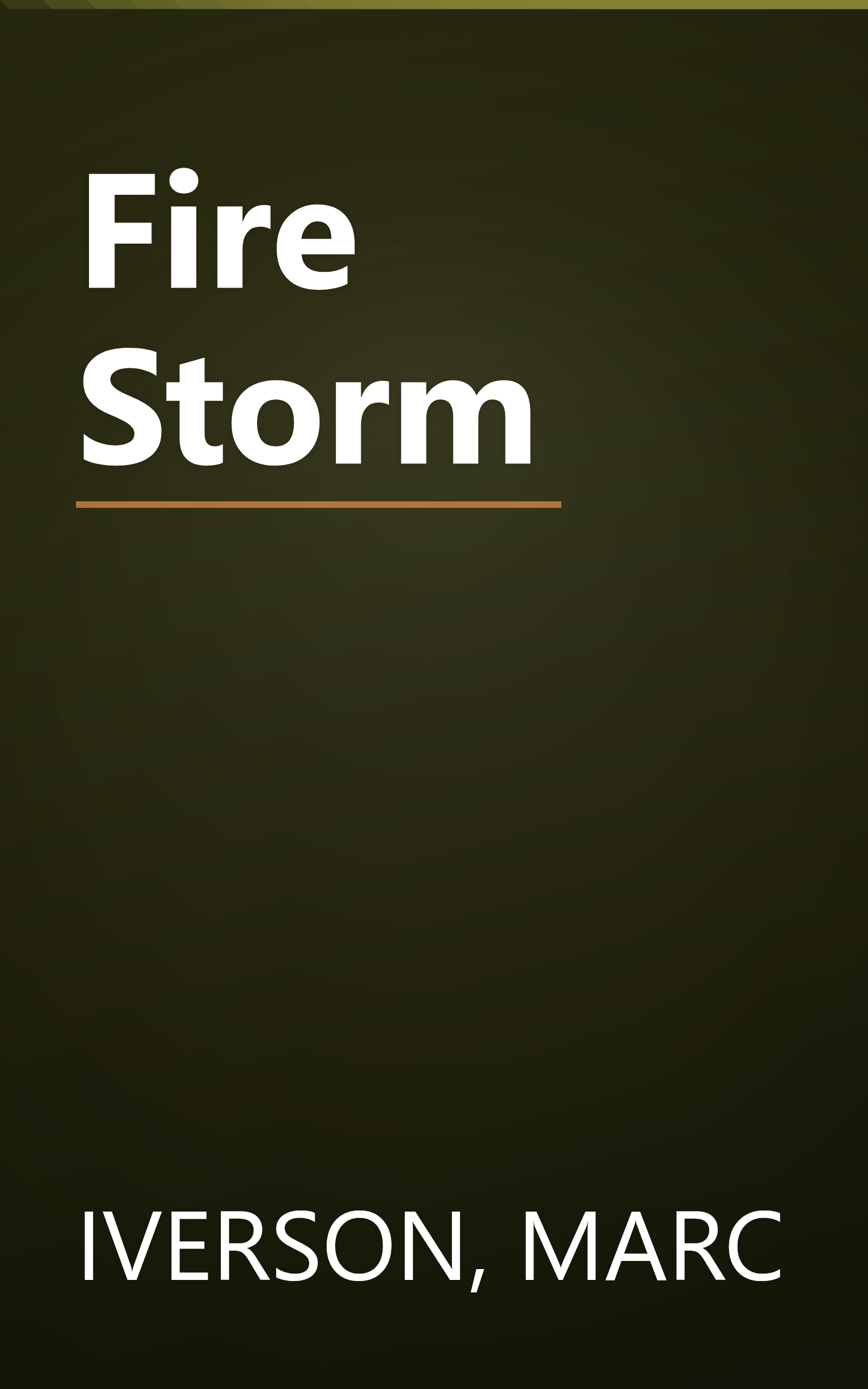 Fire Storm book cover