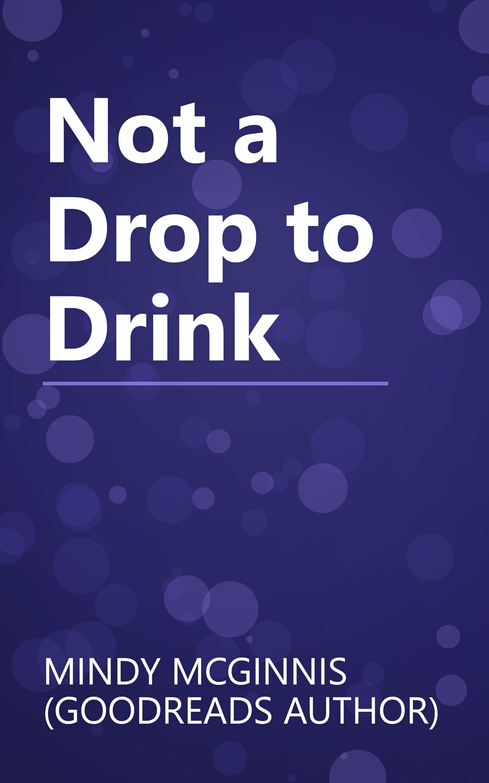 Not a Drop to Drink book cover