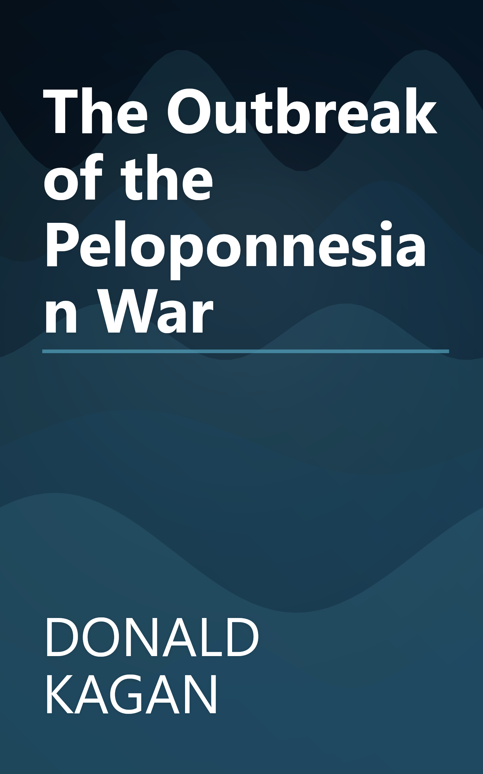 The Outbreak of the Peloponnesian War book cover