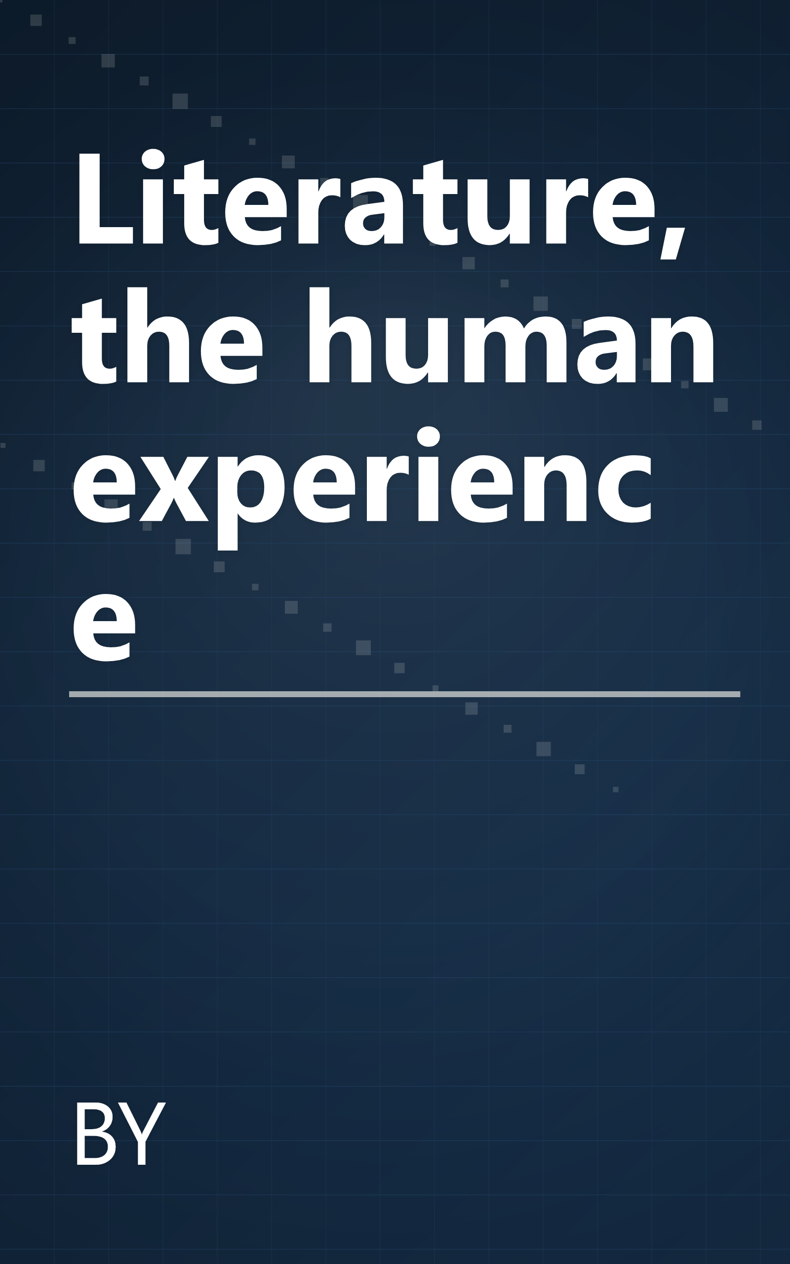 Literature, the human experience book cover