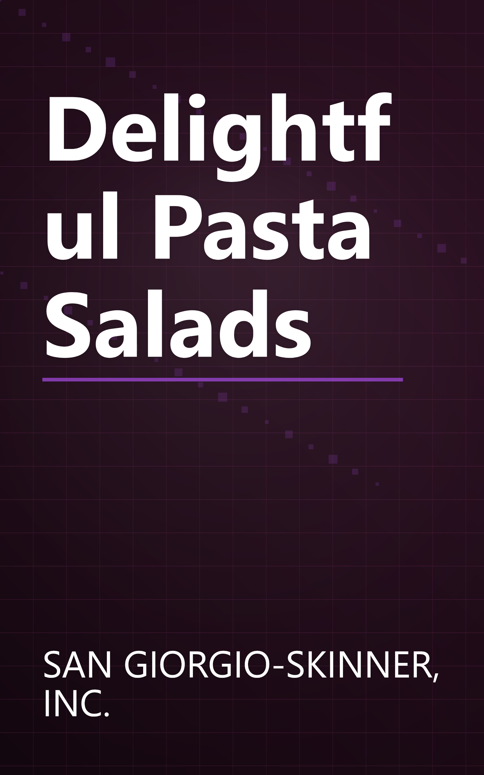 Delightful Pasta Salads book cover