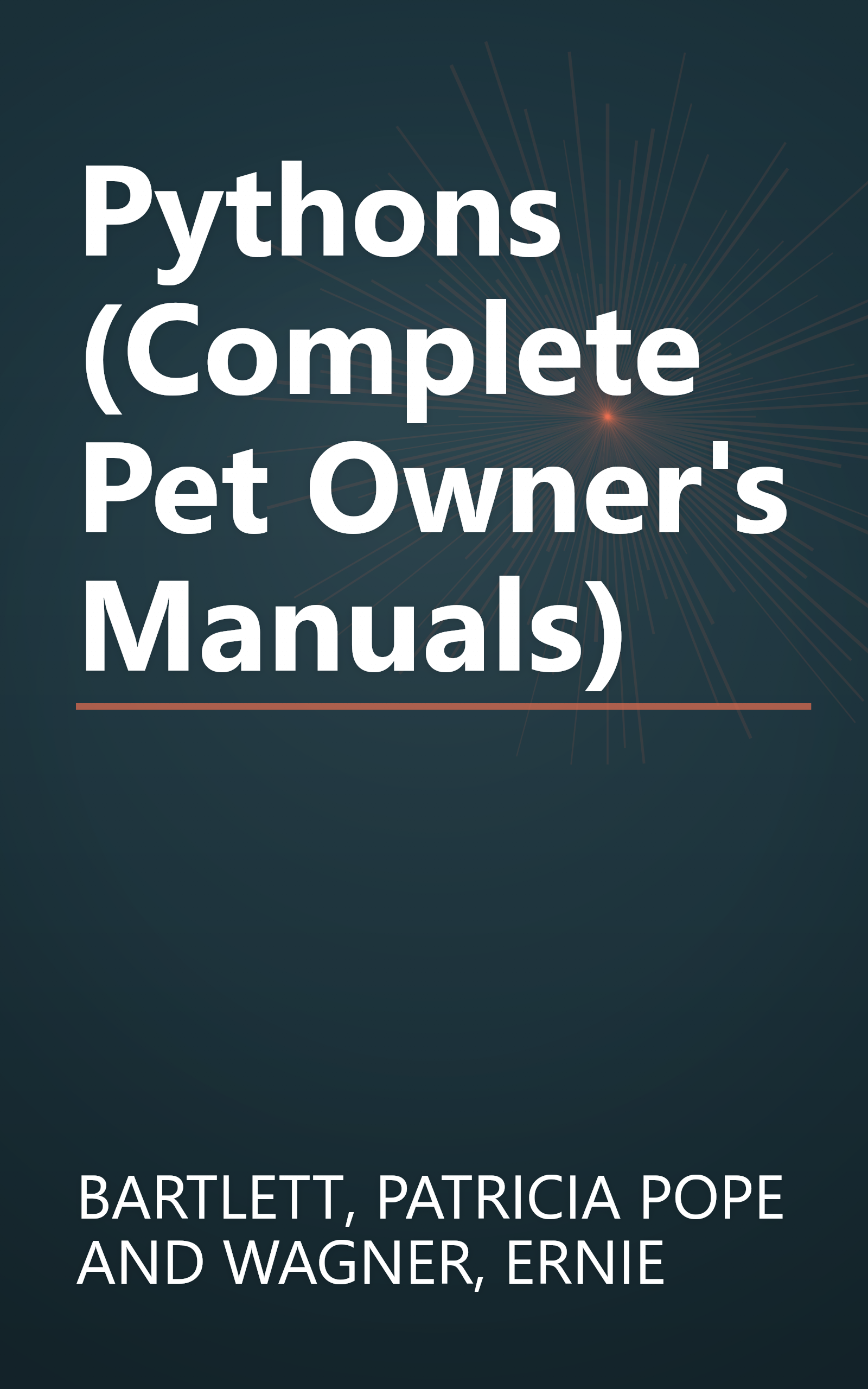 Pythons (Complete Pet Owner's Manuals) book cover