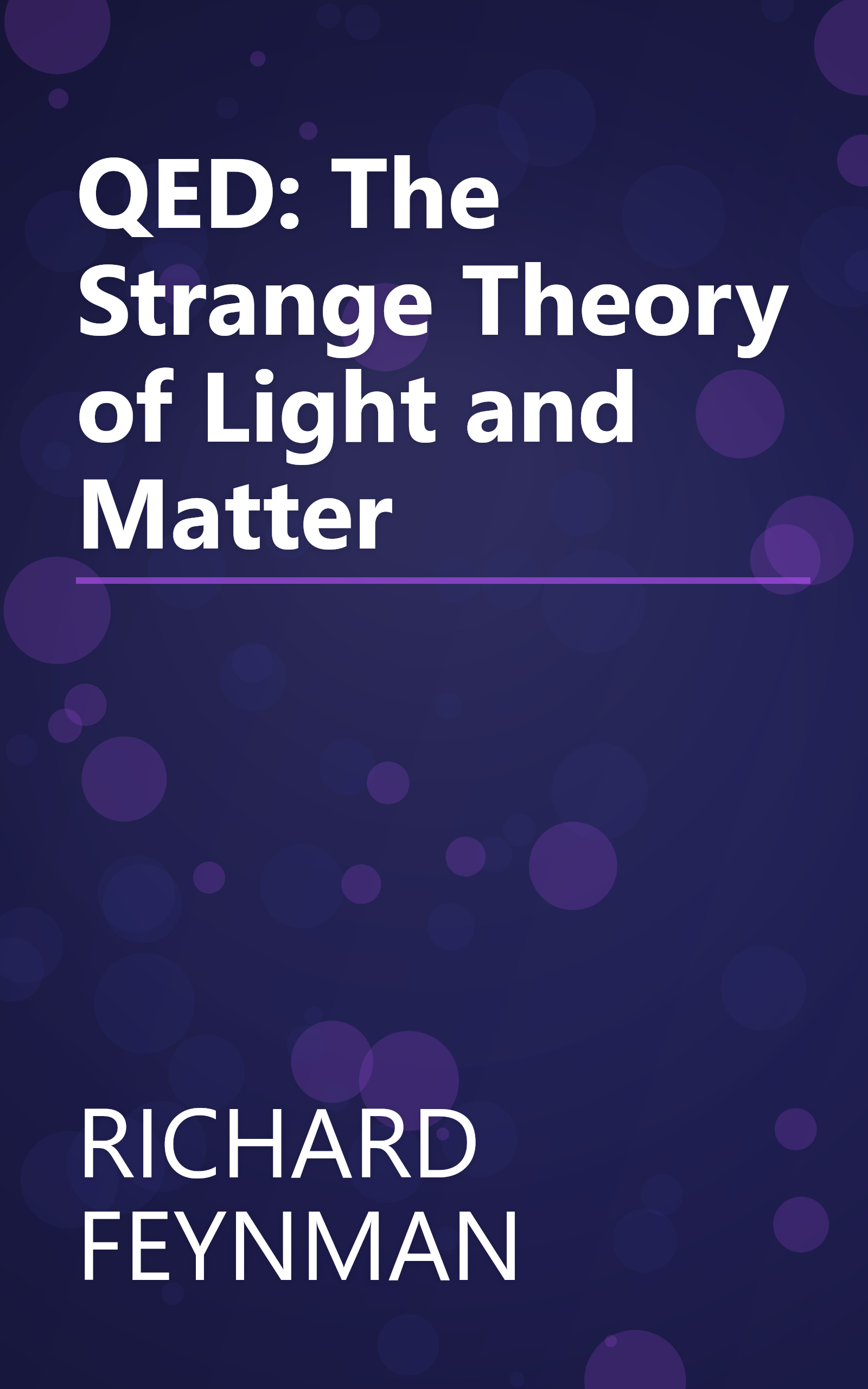QED: The Strange Theory of Light and Matter book cover