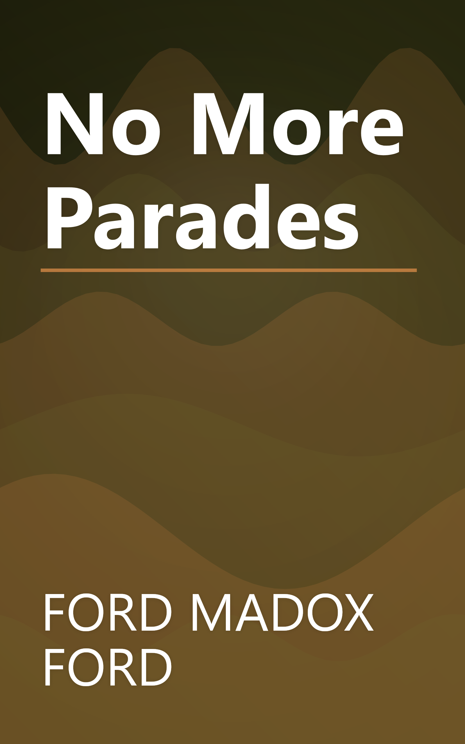 No More Parades book cover