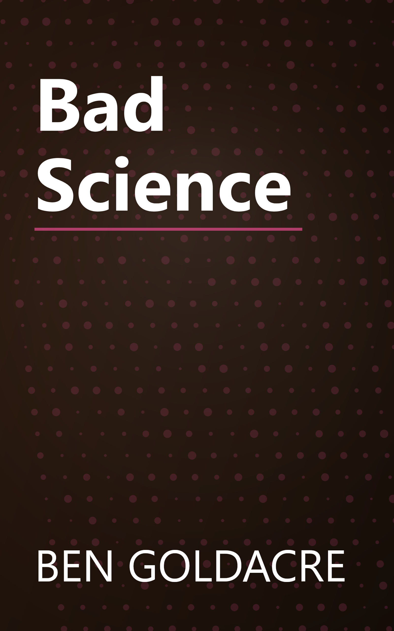 Bad Science book cover
