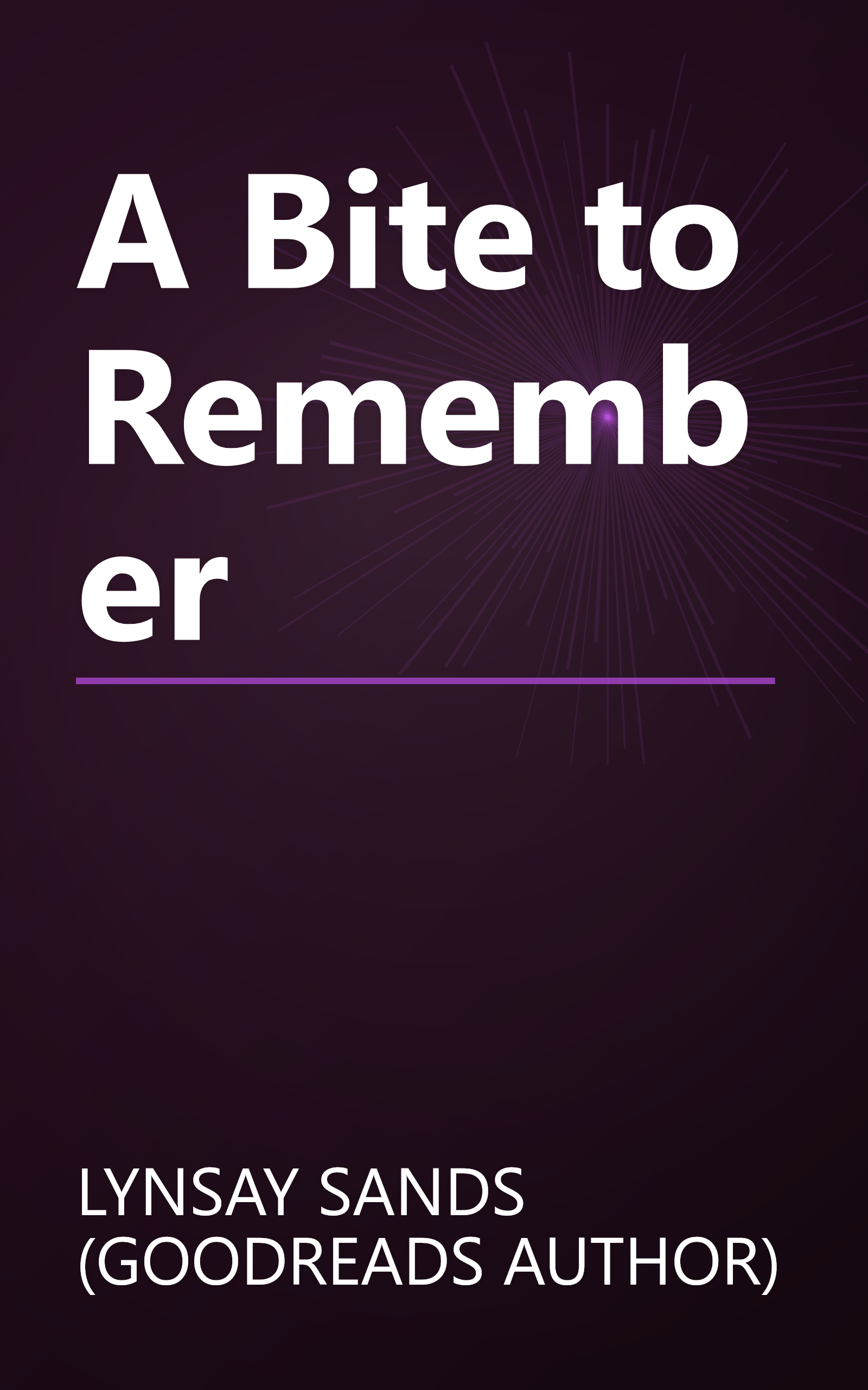 A Bite to Remember book cover
