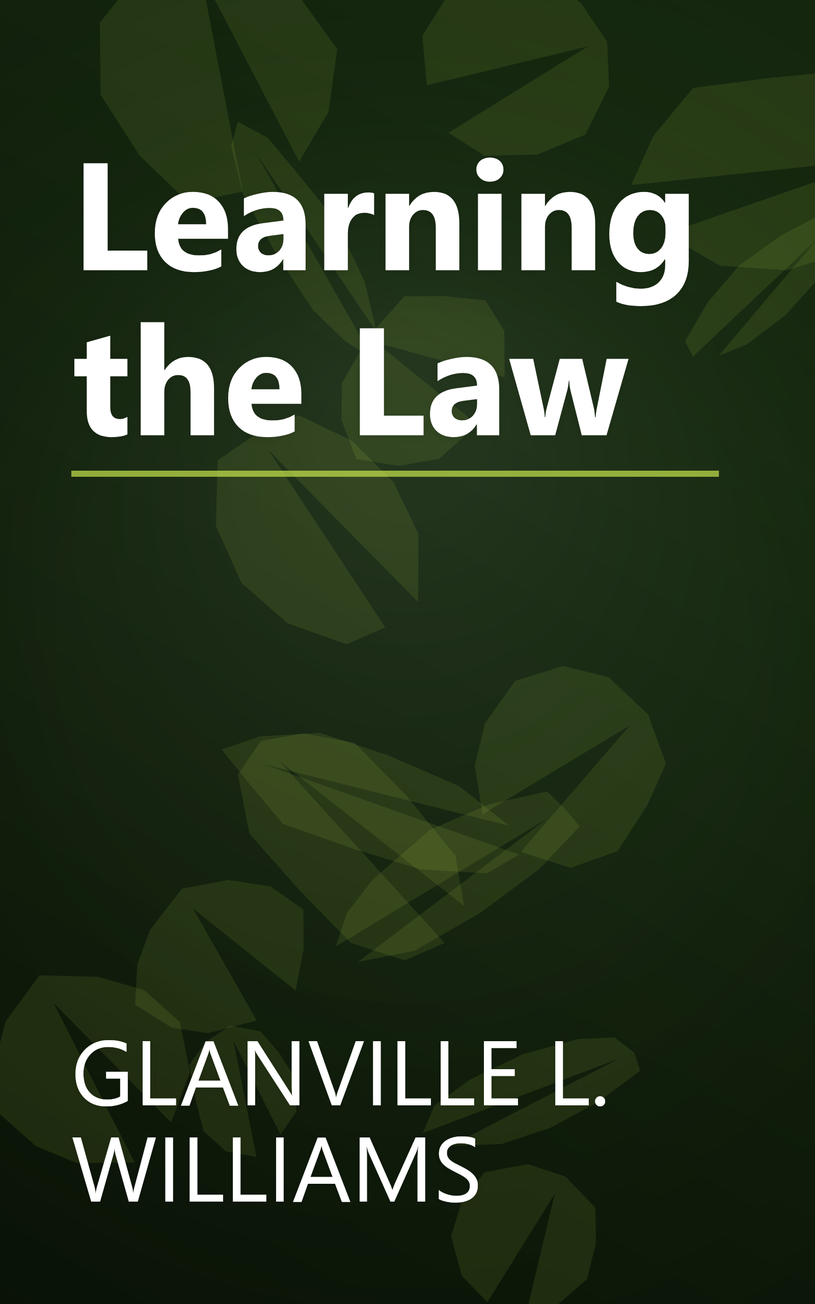 Learning the Law book cover