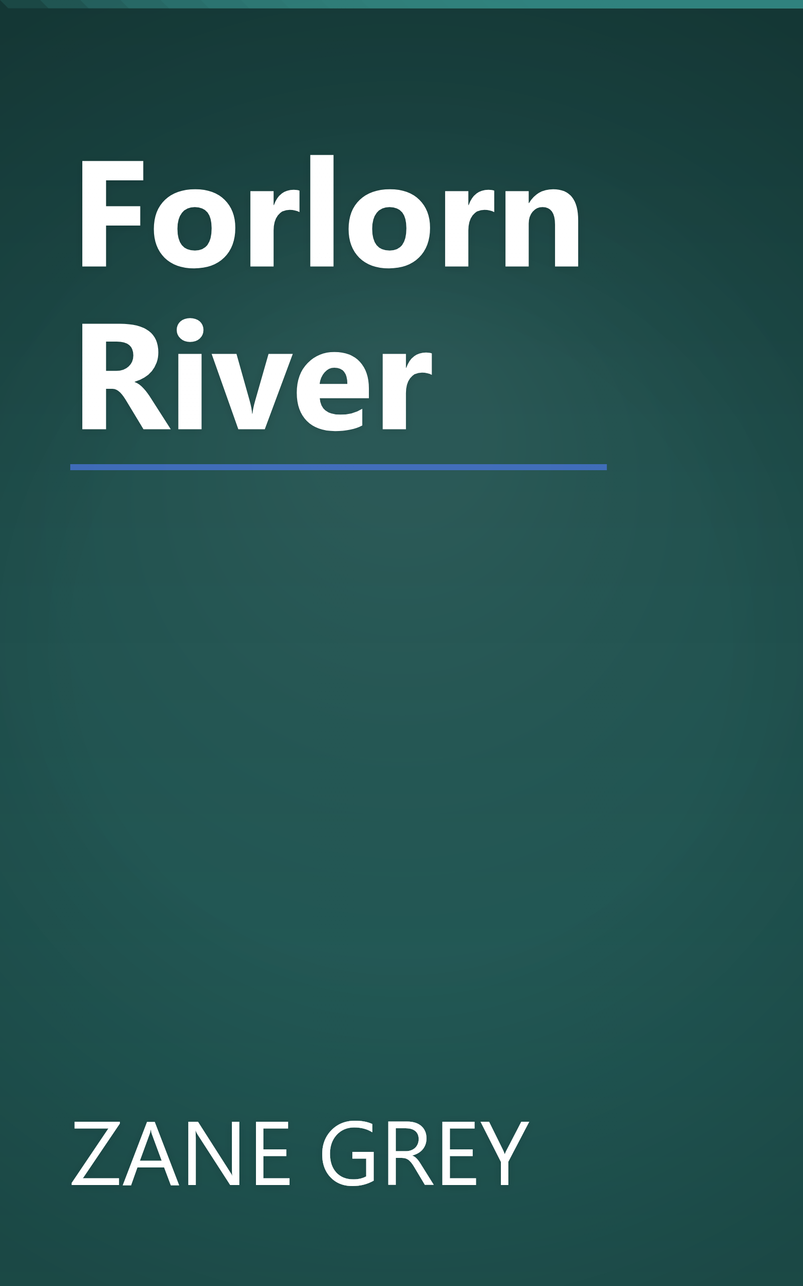Forlorn River book cover
