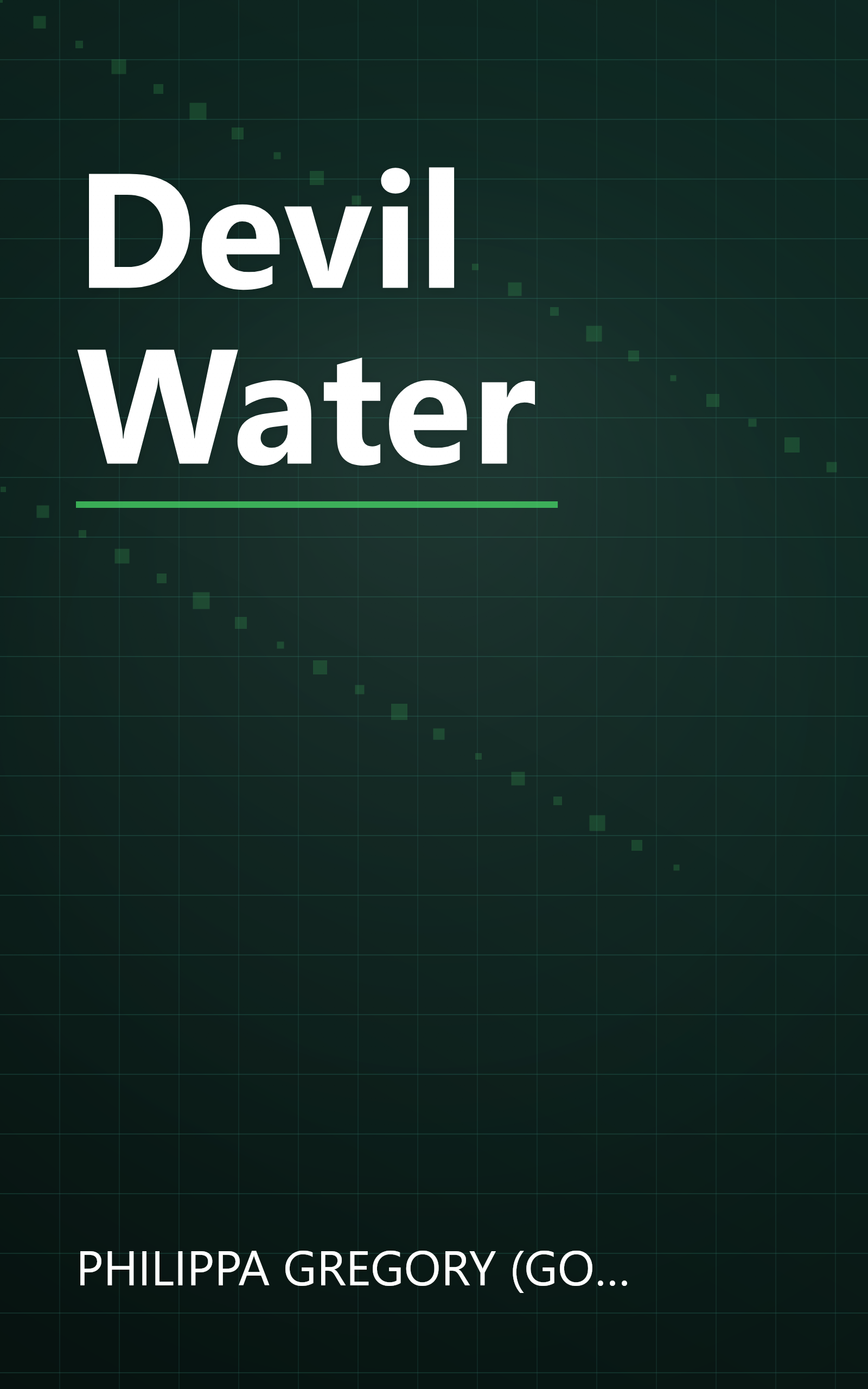 Devil Water book cover